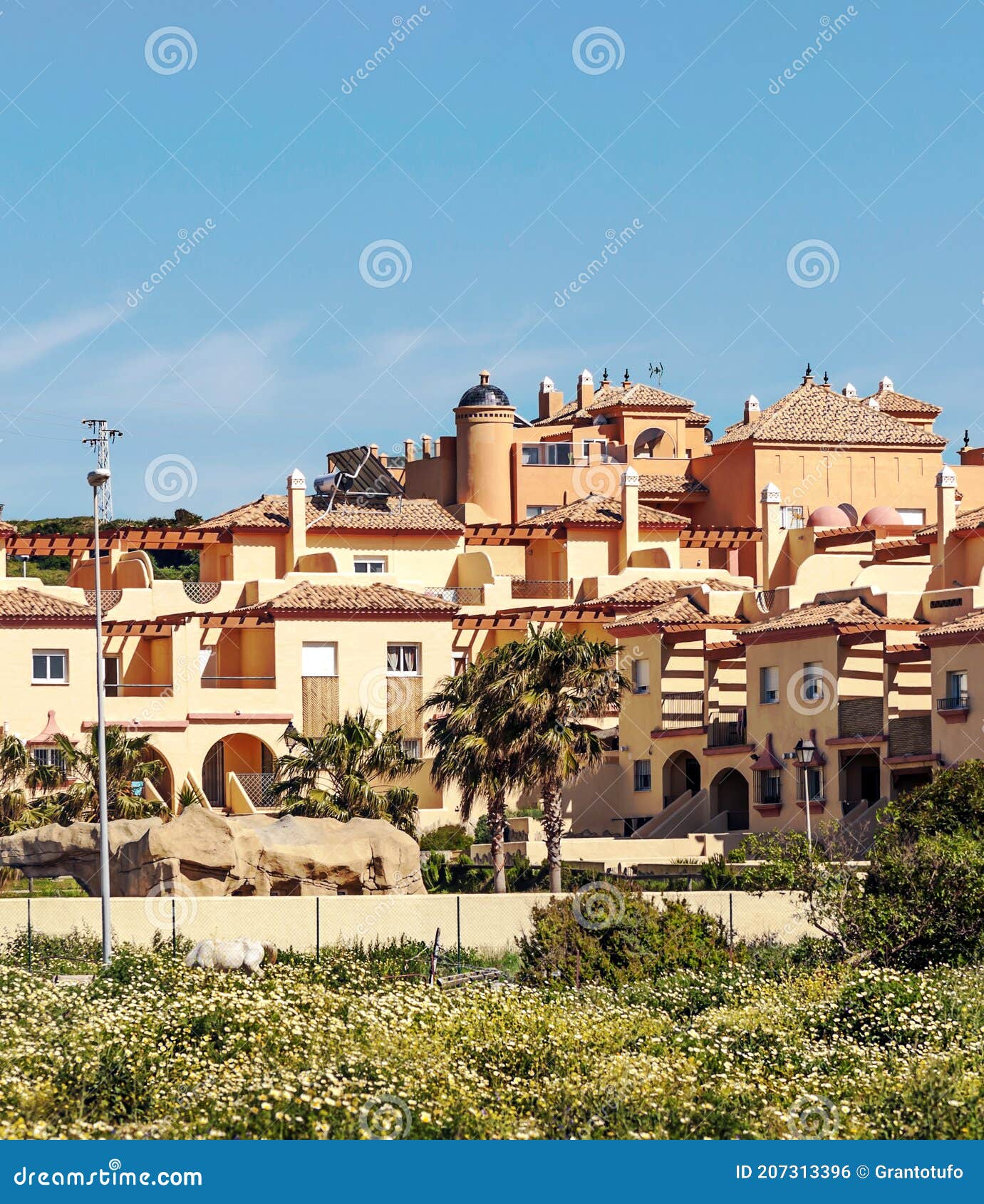 Tourist buildings stock photo. Image of european, roof - 207313396