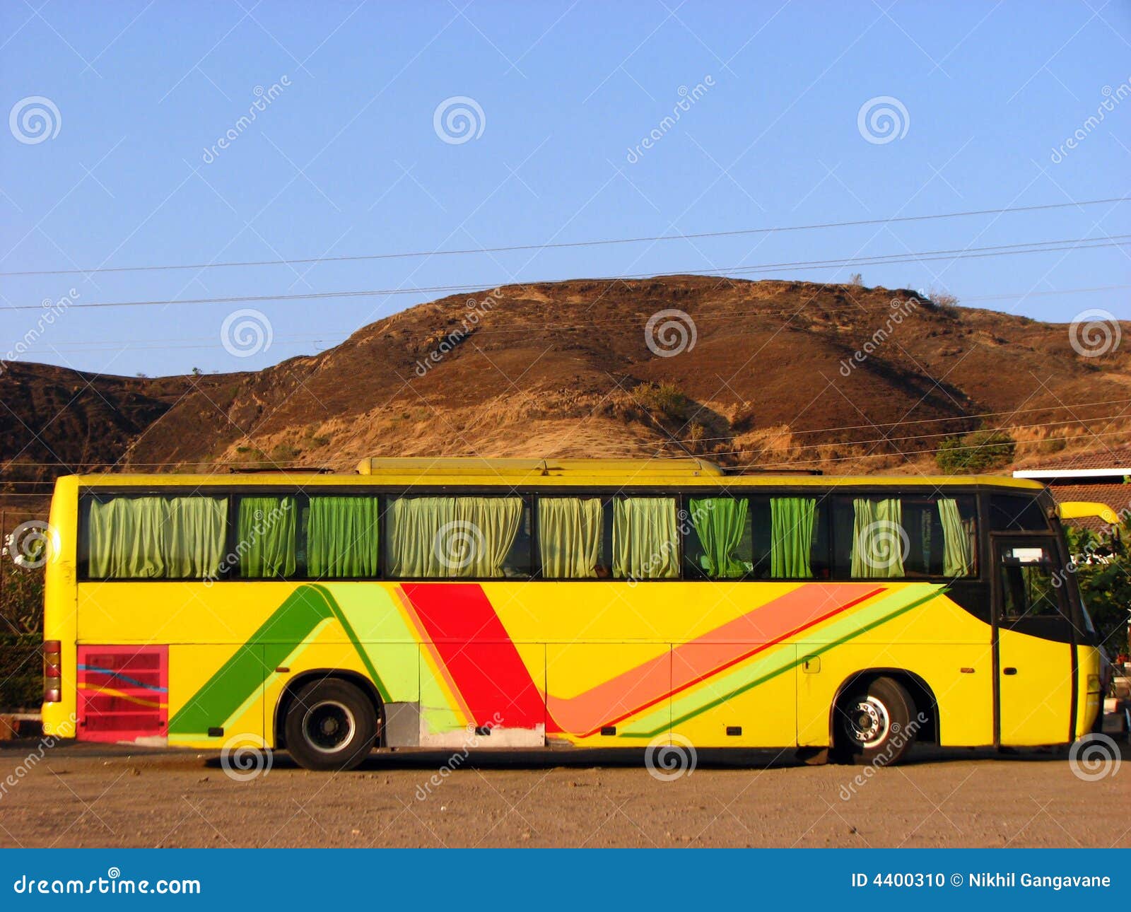 Tourist Bus stock photo. Image of tourism, large, holiday - 4400310