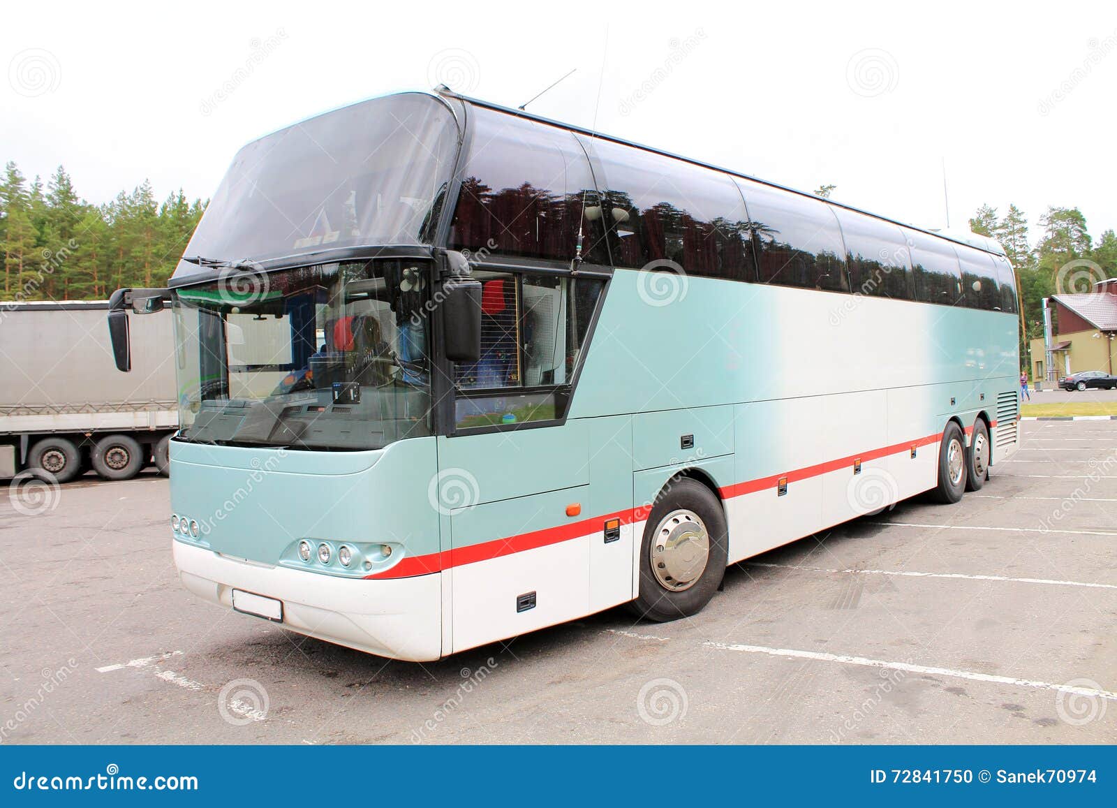 Tourist bus stock photo. Image of holiday, landscape - 72841750