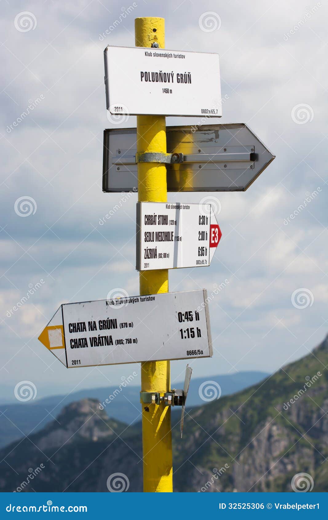 Tourist direction signs stock photo. Image of geographic - 32525306