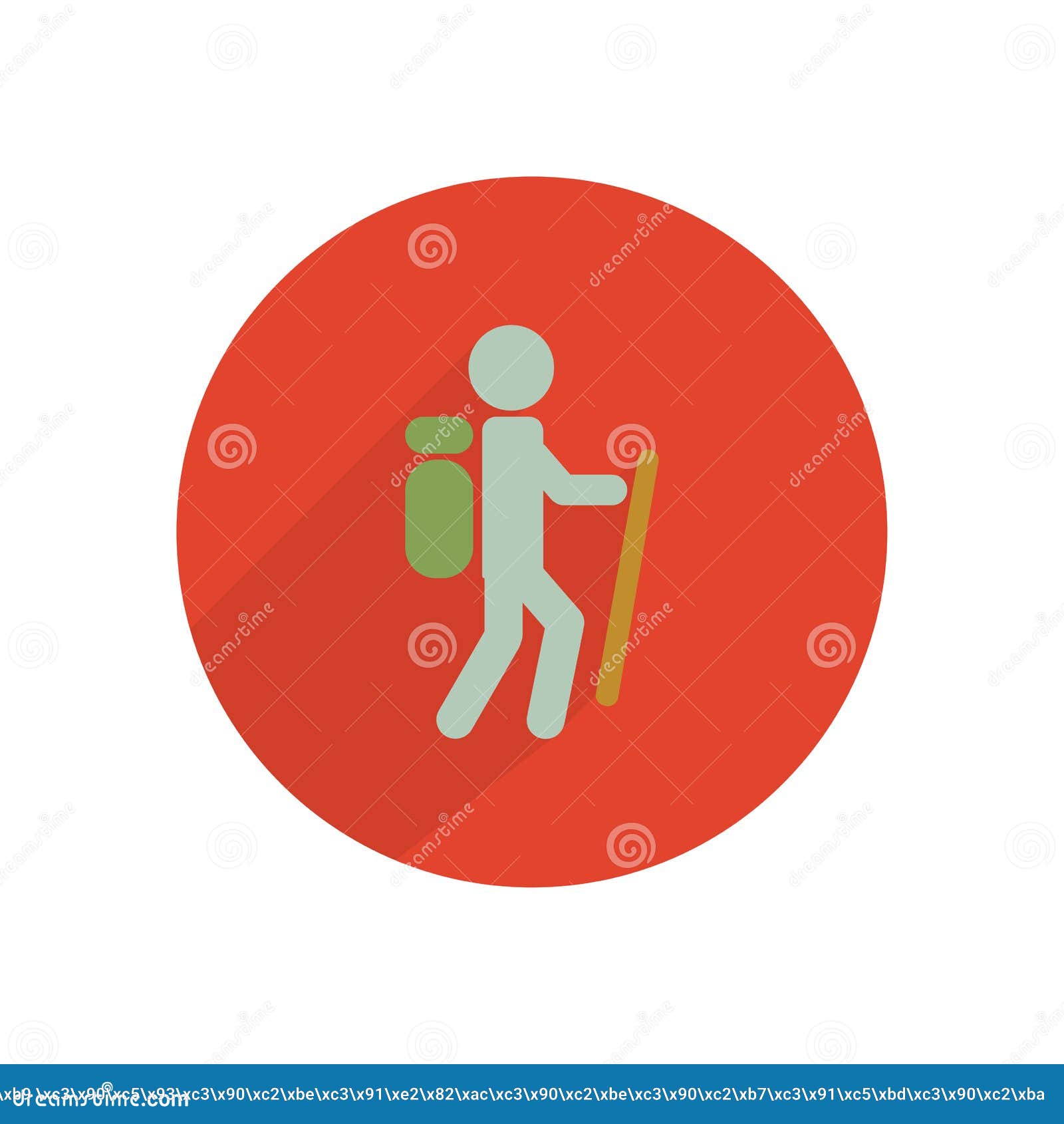 Tourist Icon On A White Background, Vector Illustration | CartoonDealer ...