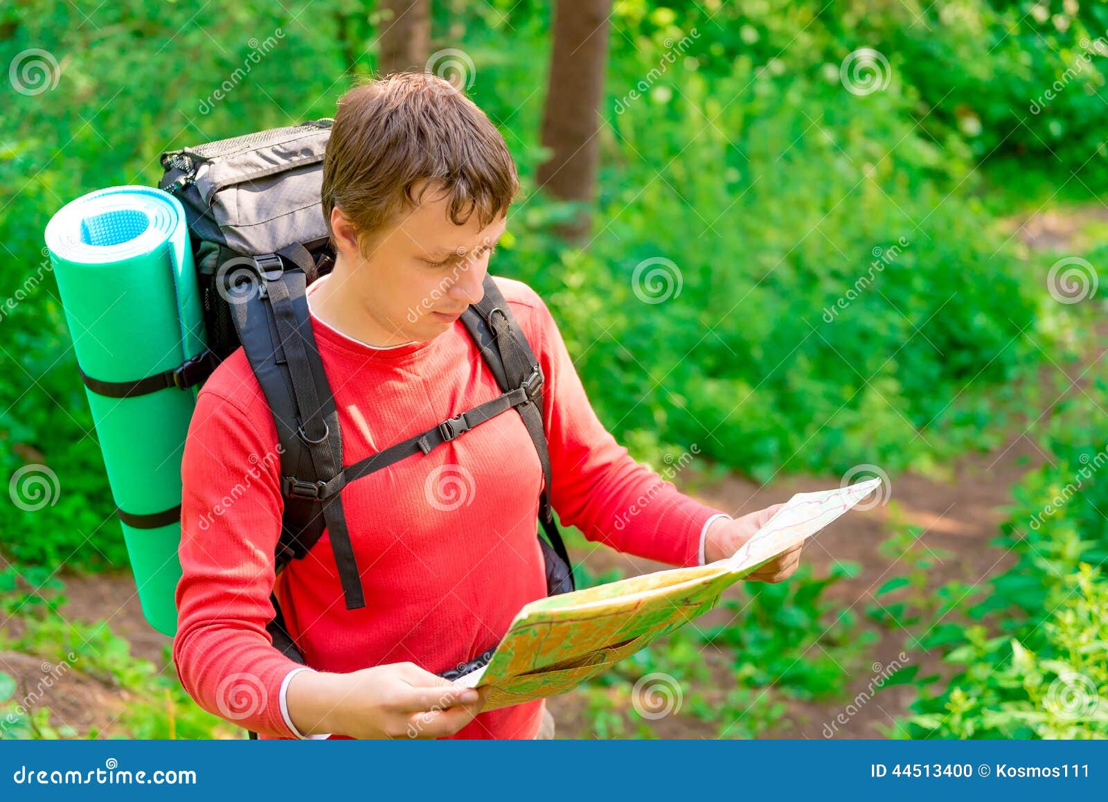 Tourist is Looking for Its Location Stock Photo - Image of pursuit ...