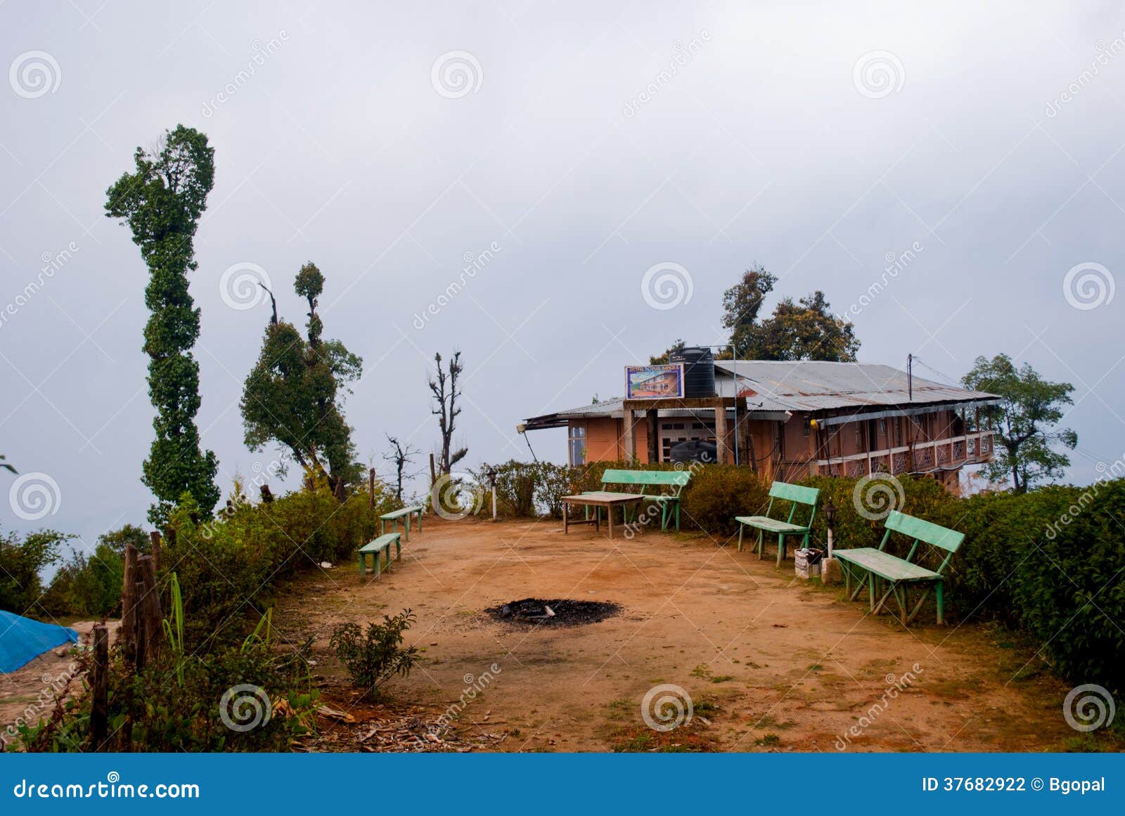 A Tourist Resort at Hill Top Editorial Photography - Image of indian ...