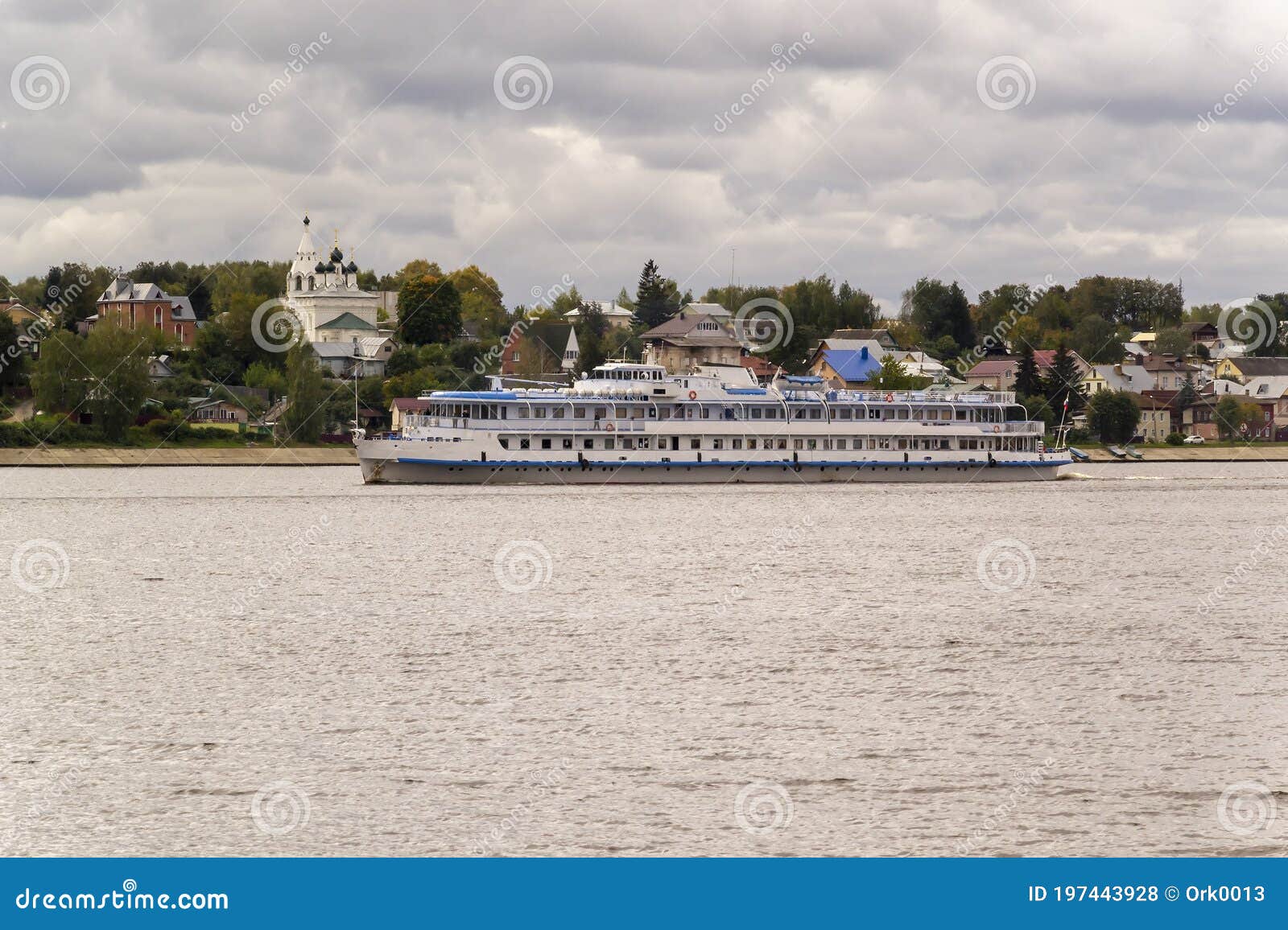 Tourist river boat stock photo. Image of sailing, landscape - 197443928