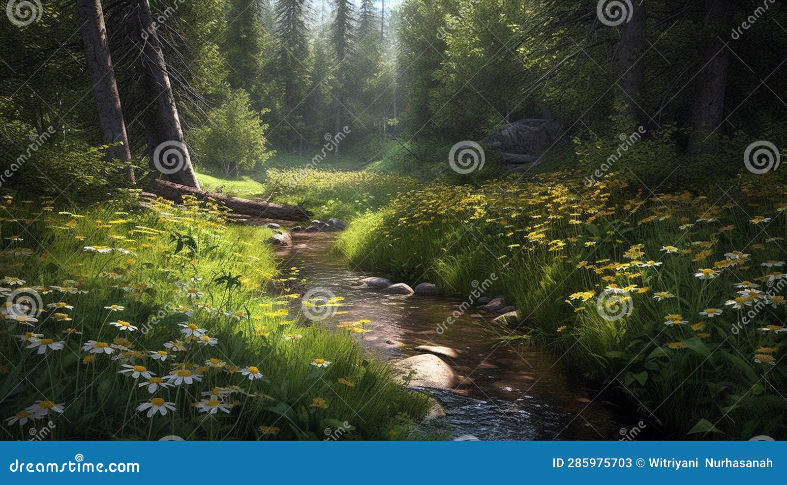 Tourist Route. a Bumpy Path Covered with Stones Hidden in Dense Forest ...