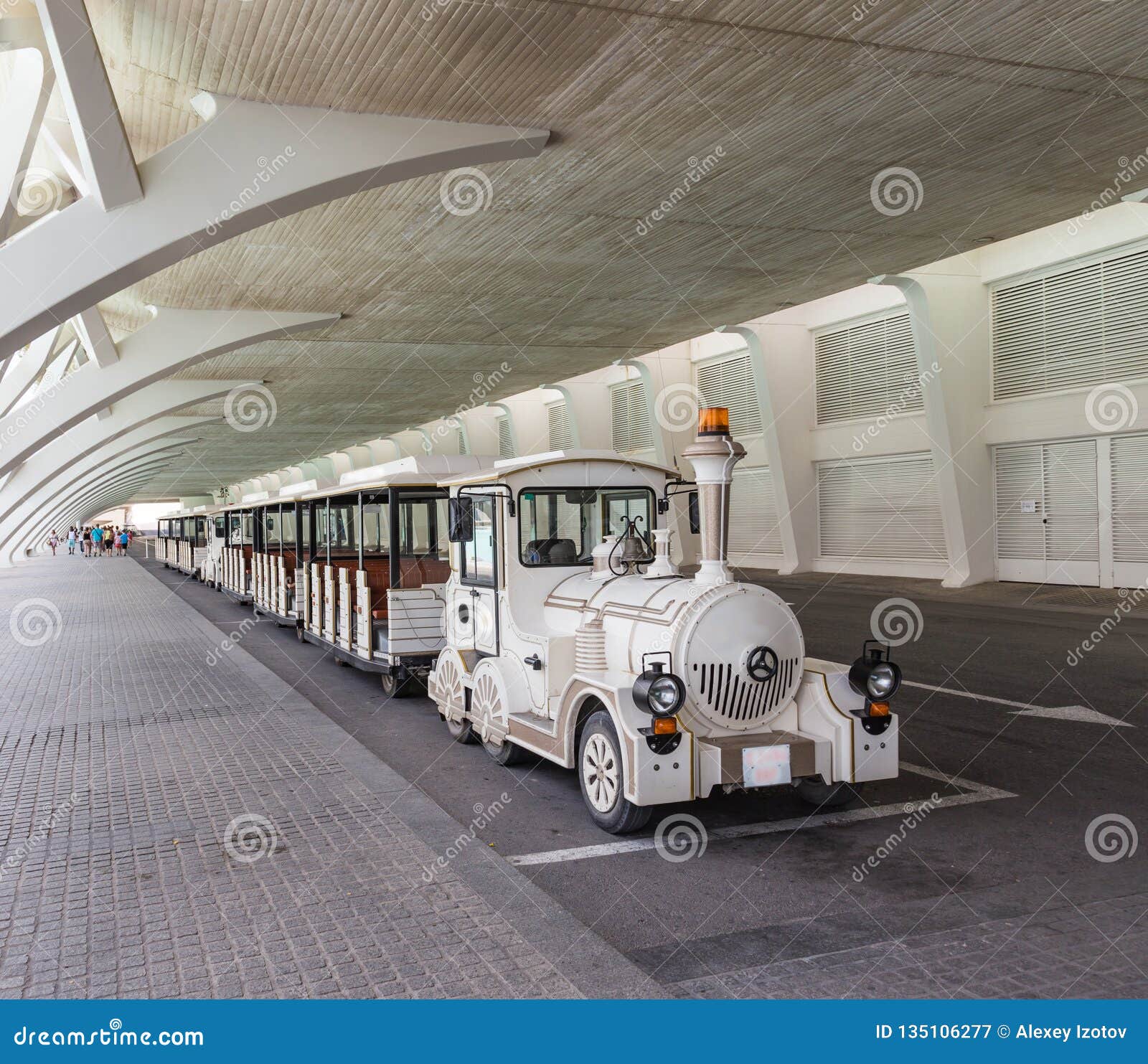 Tourist Train with a Steam Train in the City of Arts and Science in ... Tourist Train with a Steam Train in the City of Arts and Science in ...