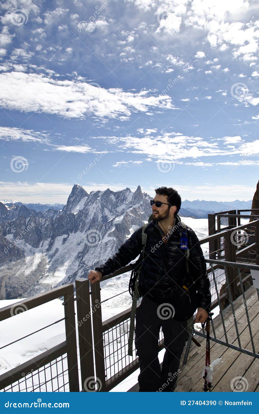 Tourist on a view point stock photo. Image of high, alps - 27404390