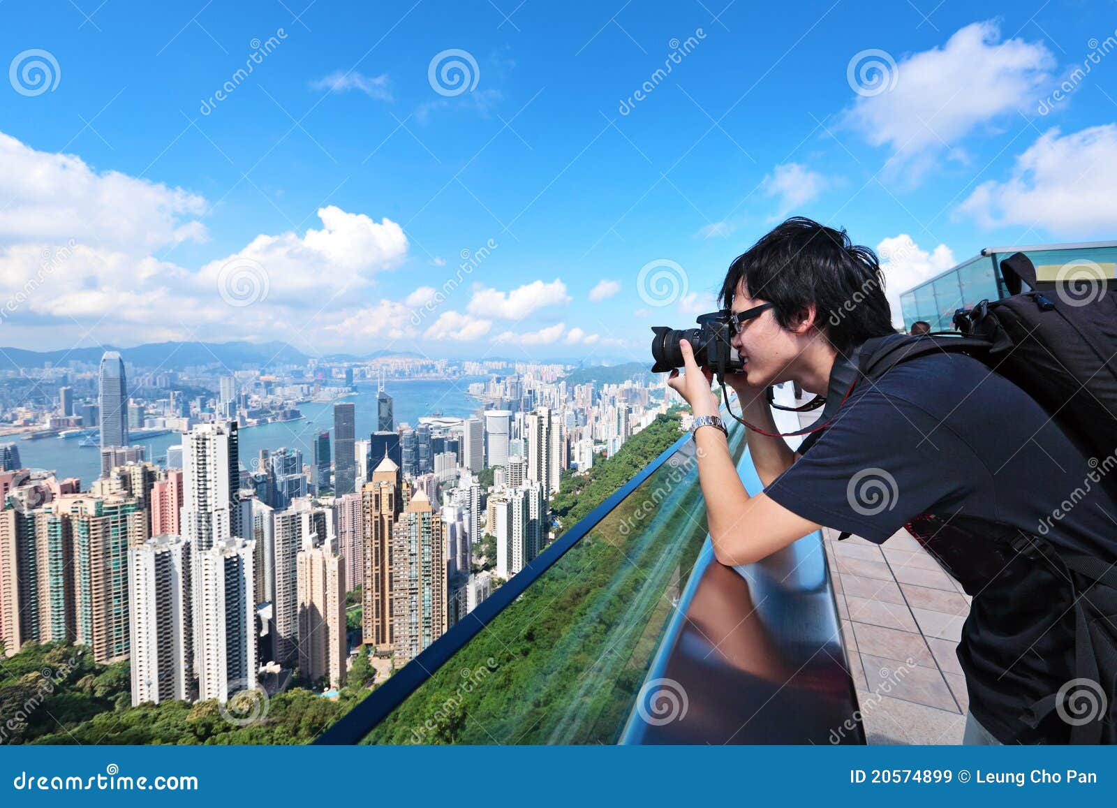 Tourist visit Hong Kong stock image. Image of skyscraper - 20574899