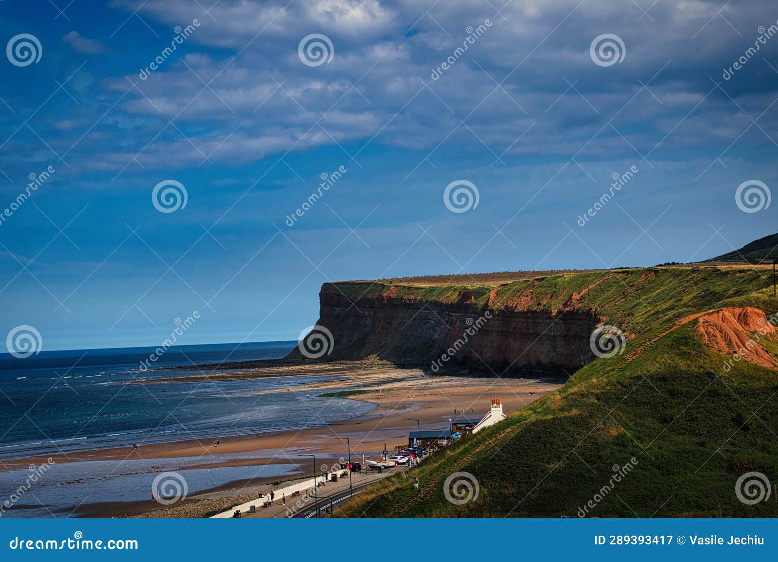 Touristic Place in Saltburn-by-the-Sea , England Stock Image - Image of ...