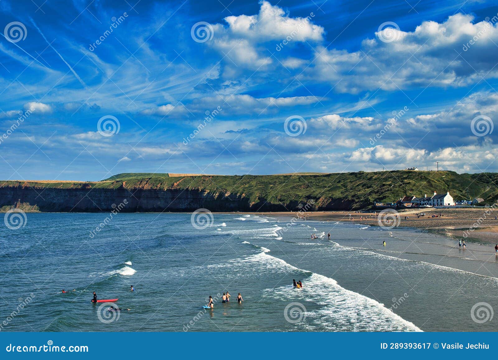 Touristic Place in Saltburn-by-the-Sea , England Editorial Photography ...