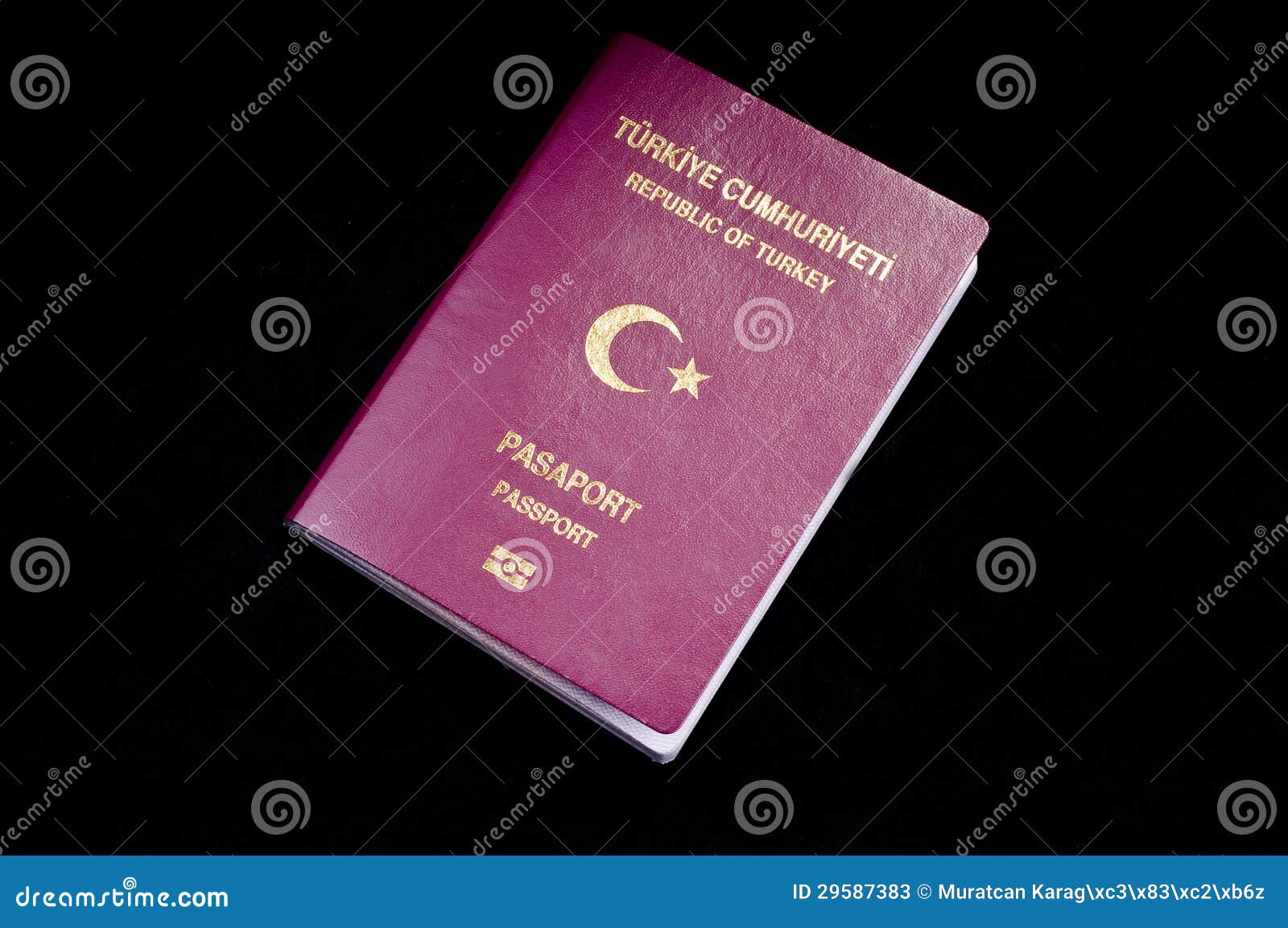Turkish Passport. Biometric Passport. International Id For Turkish ...
