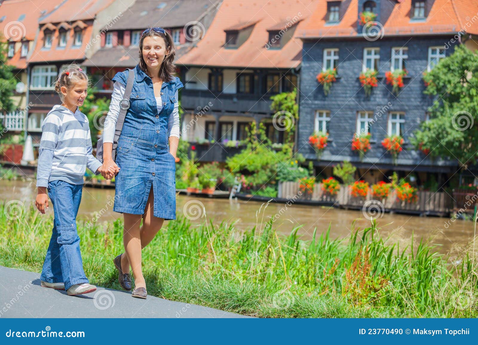 Tourists. stock photo. Image of people, landmark, group - 23770490