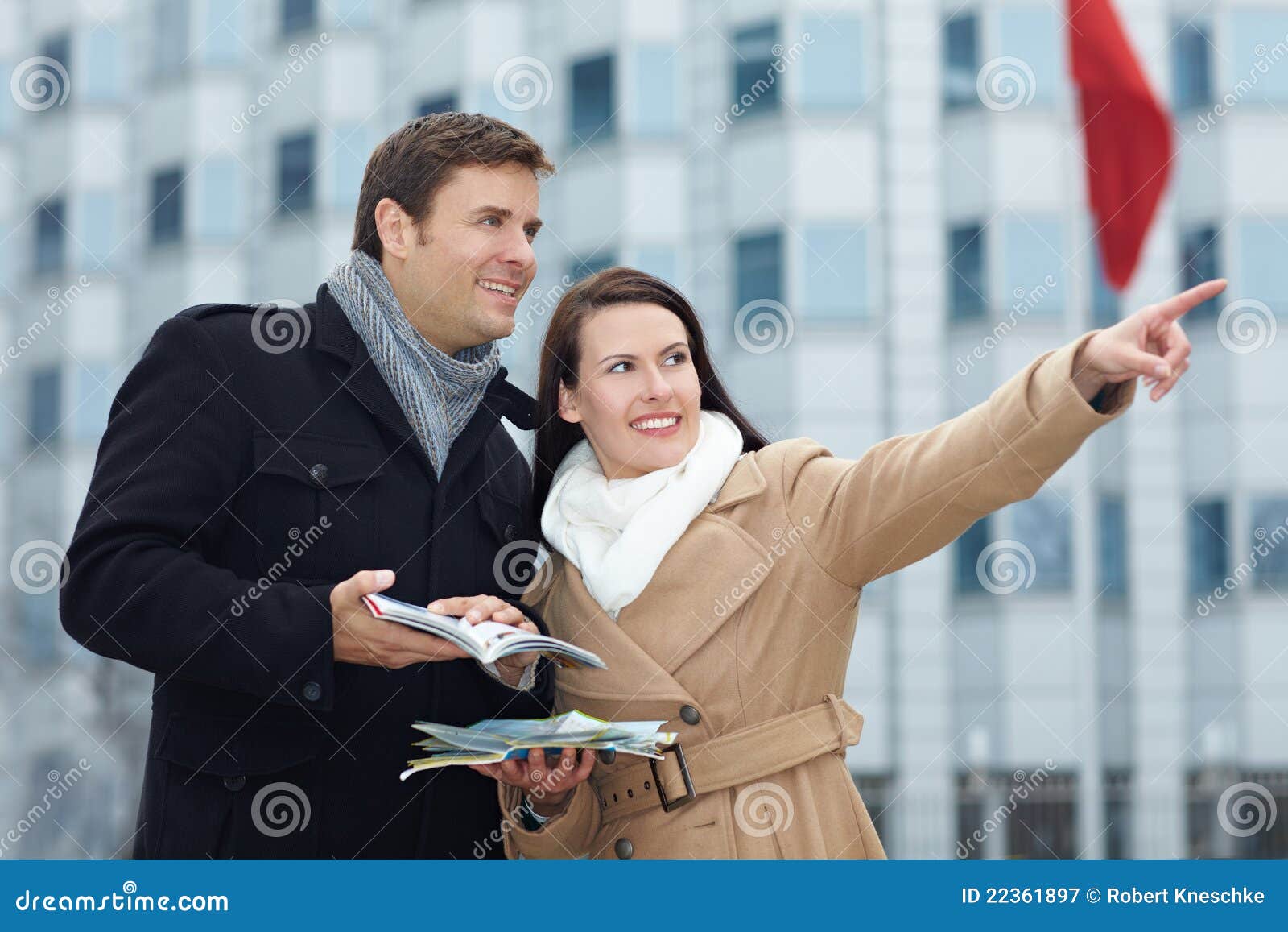 Tourists on City Trip with Guide Stock Image - Image of leisure, person ...