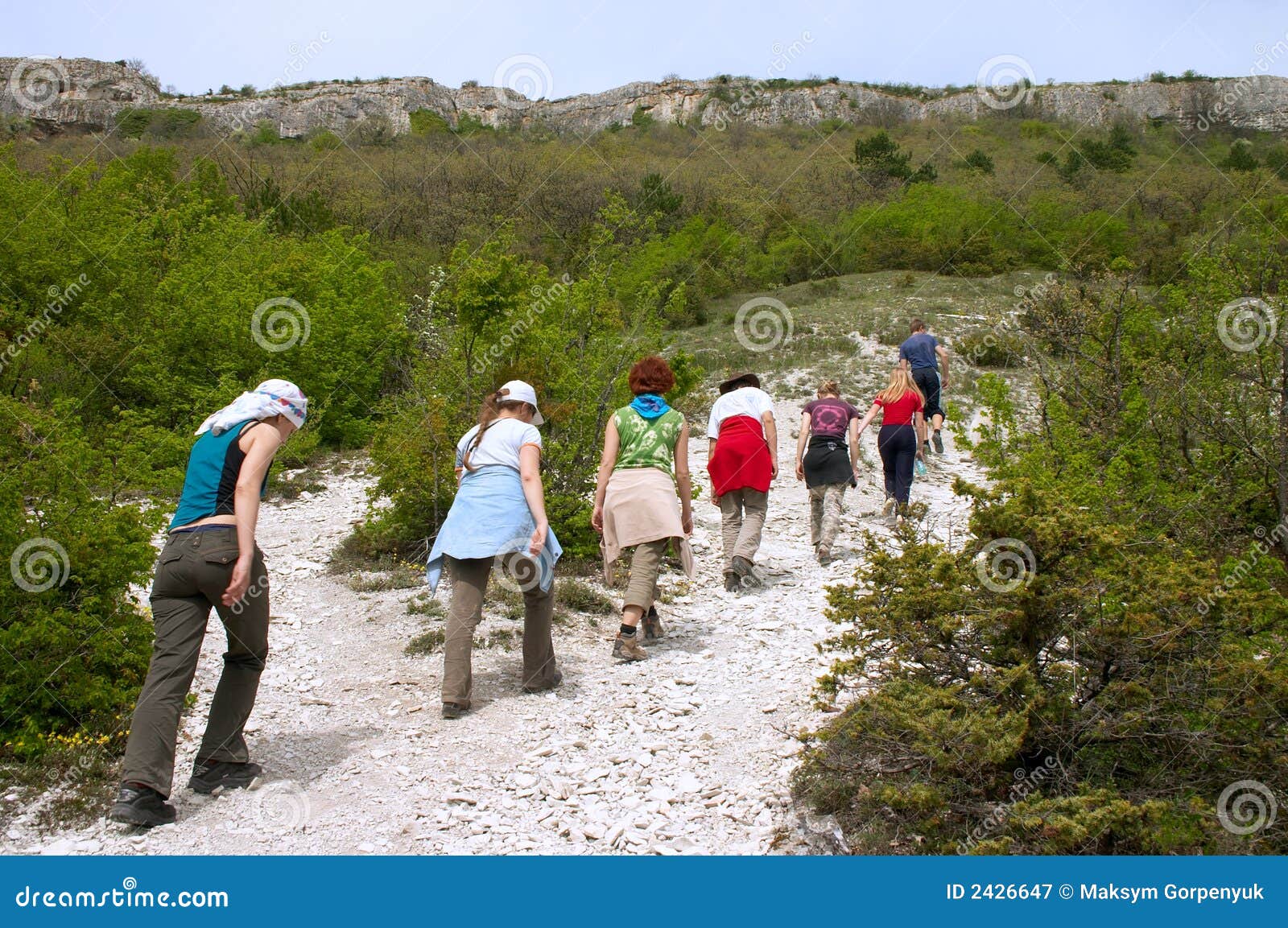 Tourists on excursion stock image. Image of tour, women - 2426647