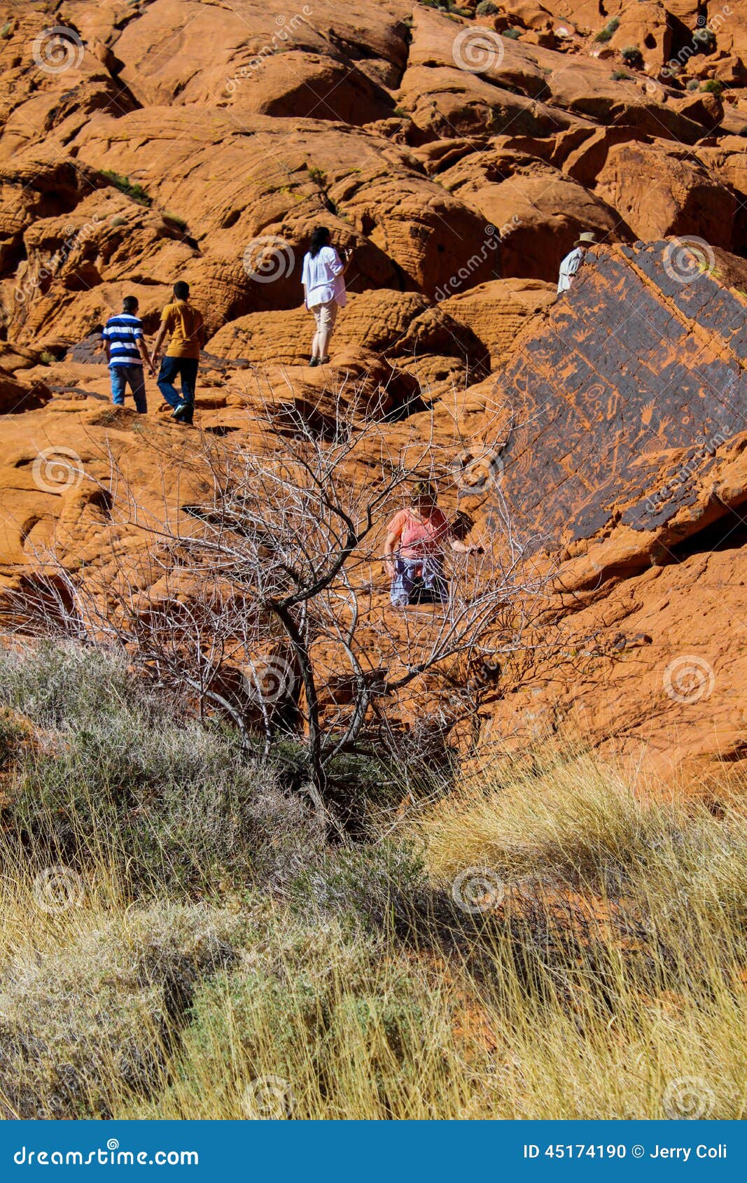 Tourists Explore Valley of Fire, Overton, NV. Editorial Image - Image ...