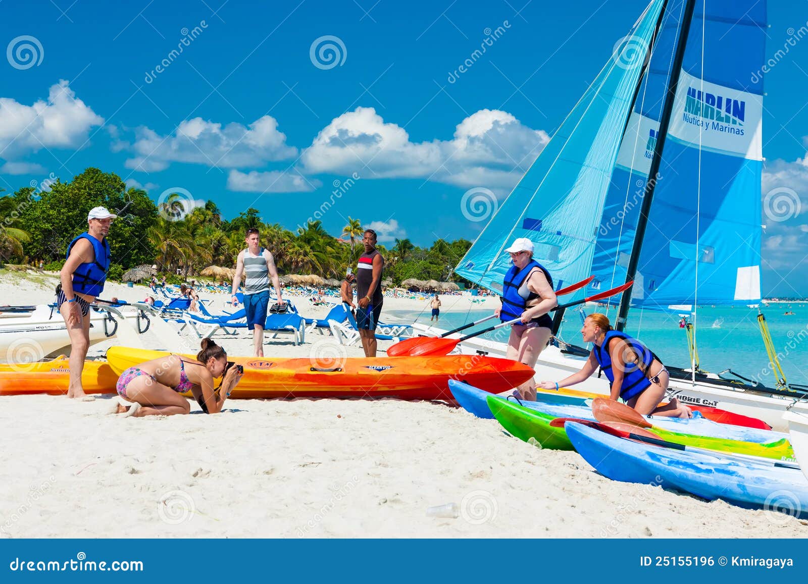 Tourists Getting Ready To Sail in Varadero, Cuba Editorial Photo ...