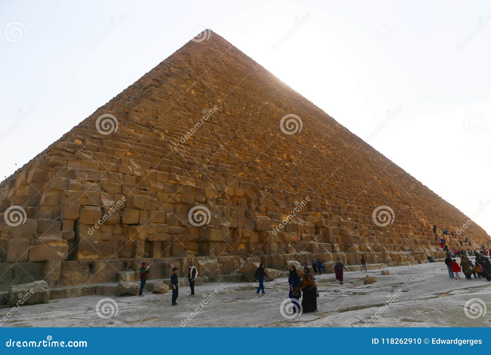 Tourists at Pyramids - Egypt Editorial Image - Image of glowing, light ...
