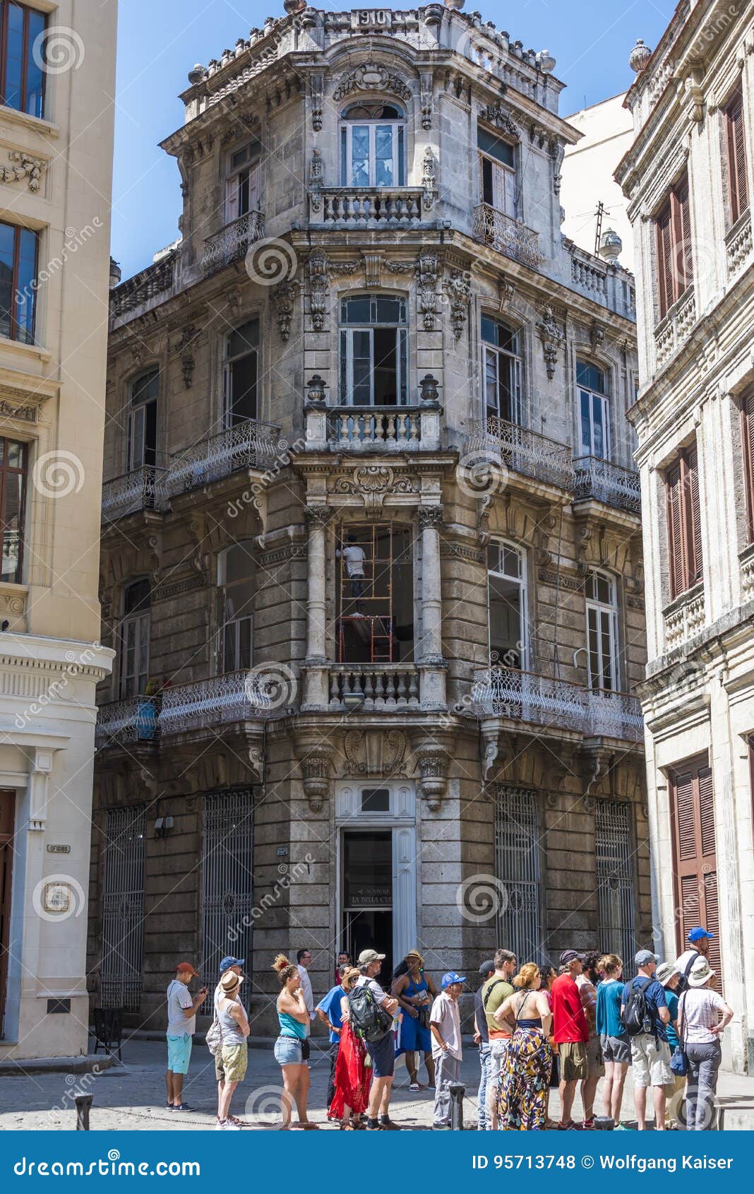 Tourists Queueing To Change Money Editorial Stock Photo - Image of ...