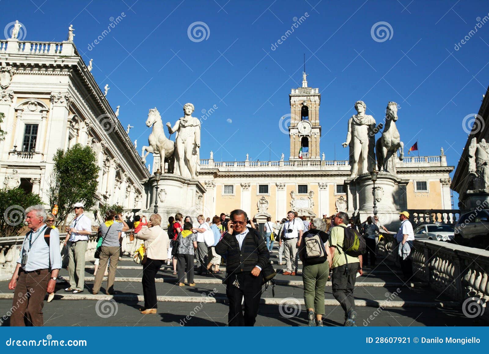 Tourists in rome editorial photo. Image of travel, staircase - 28607921