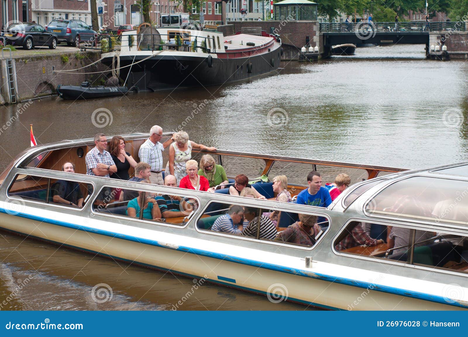 Tourists in Sightseeing Boat Editorial Stock Photo - Image of canal ...