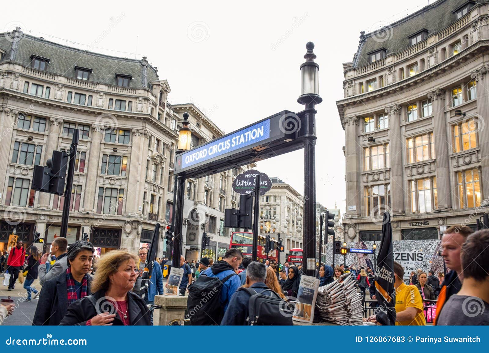Tourists Spending Their Time At Oxford Street The Most Europe`s
