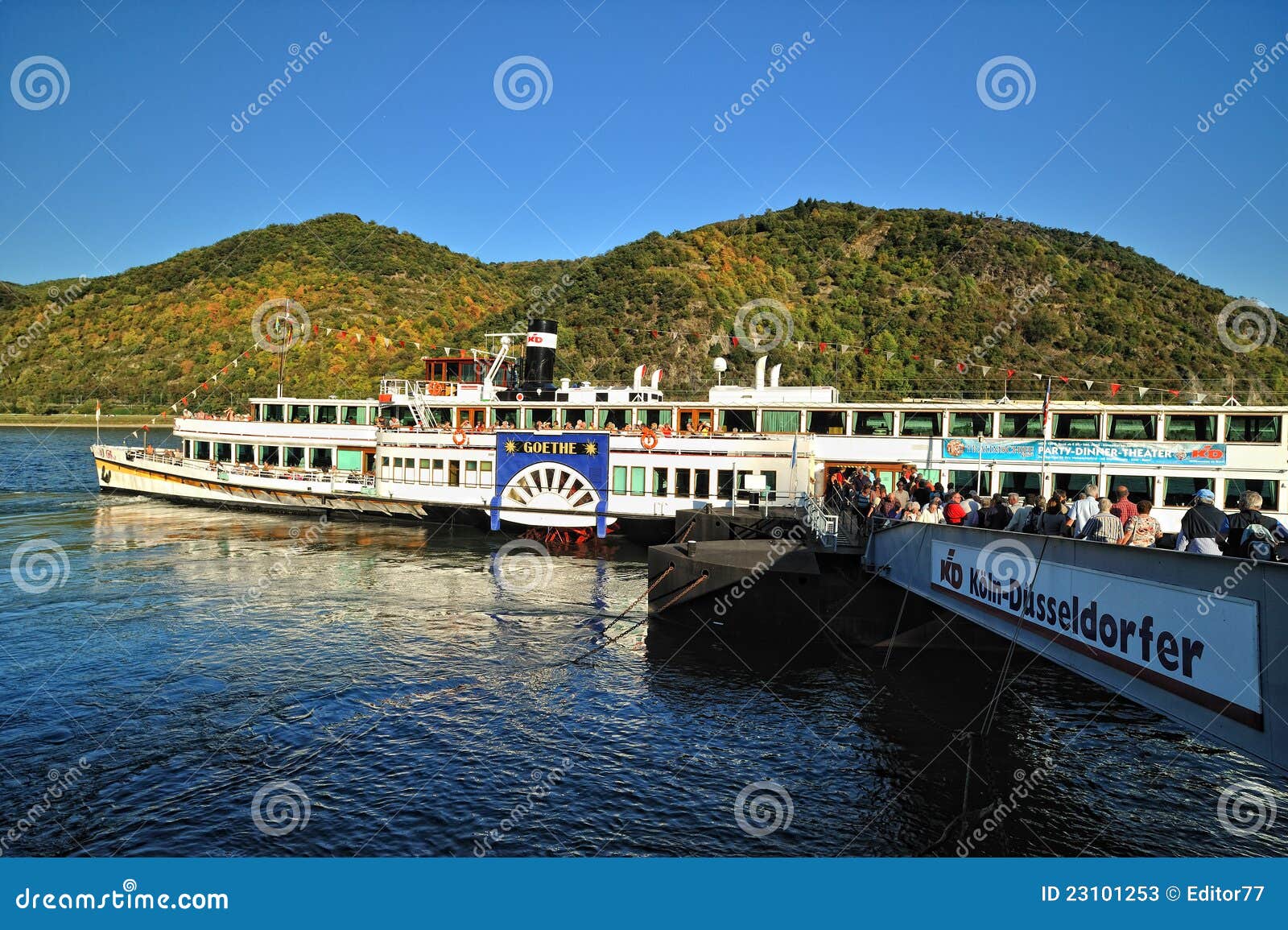 Tourists Take the Ferry for a Trip Editorial Stock Photo - Image of ...