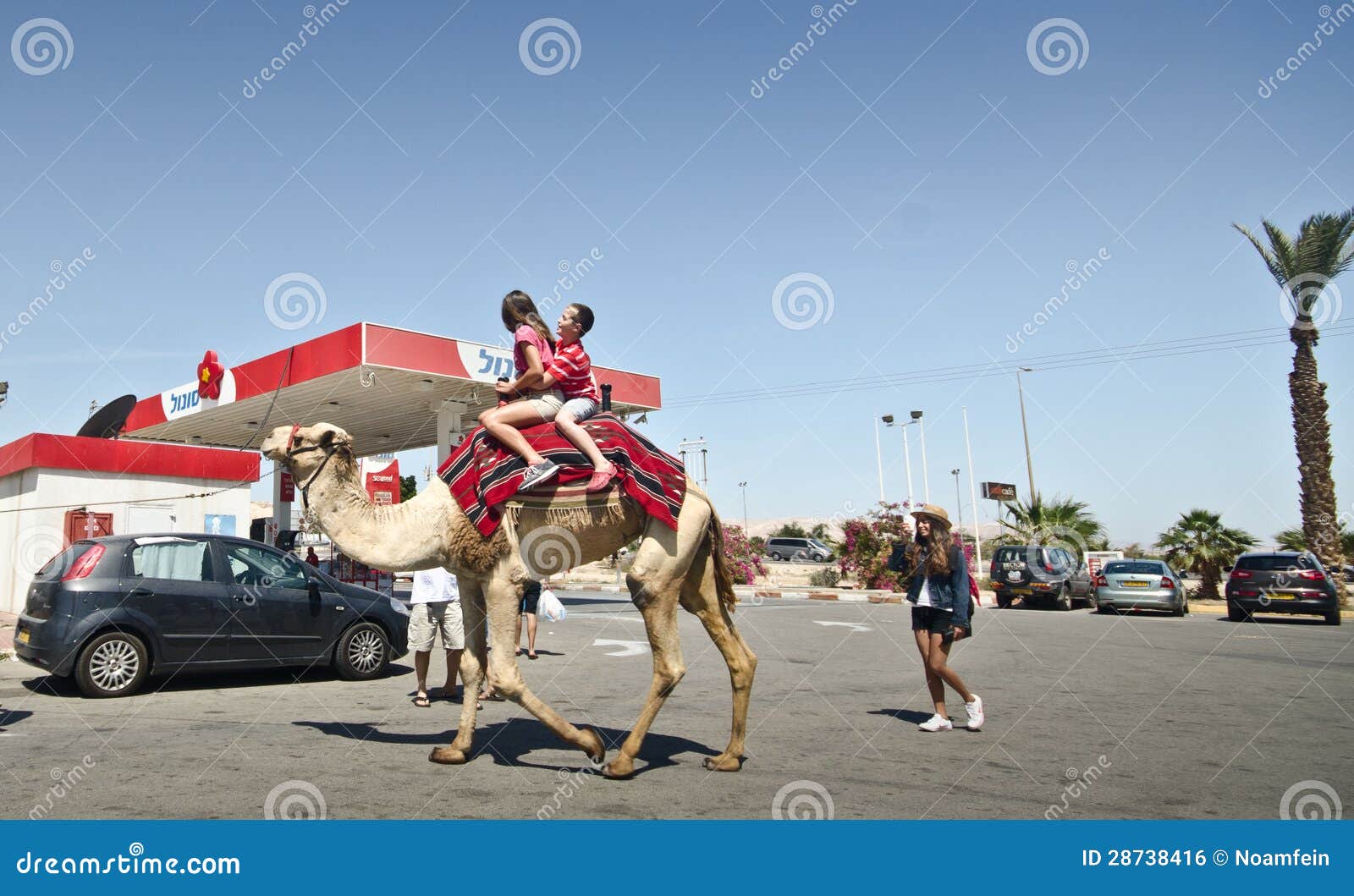 Tourists Taking a Camel Ride Editorial Photo - Image of park, east ...