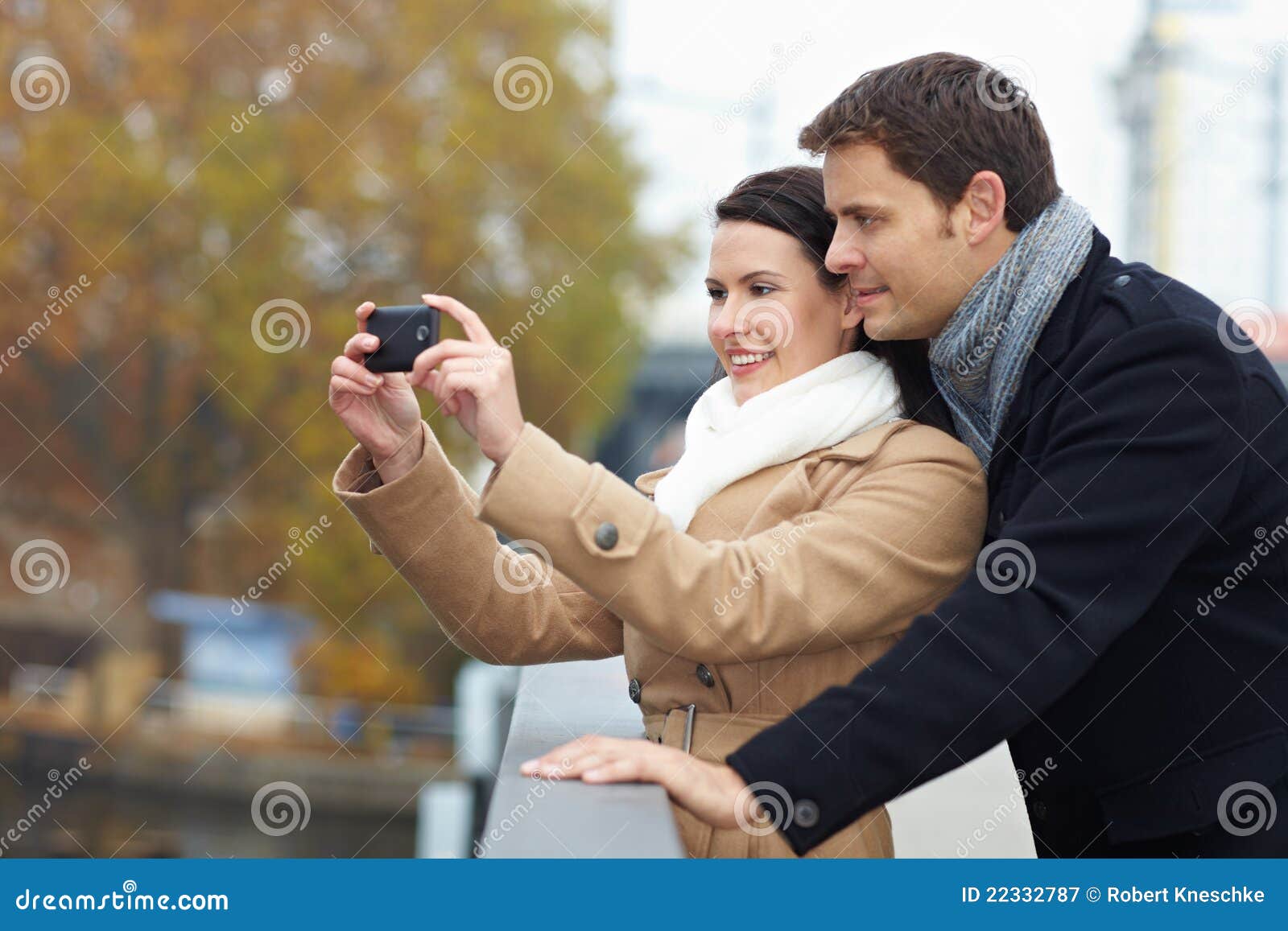 Tourists taking photos stock image. Image of mobile, attractive - 22332787