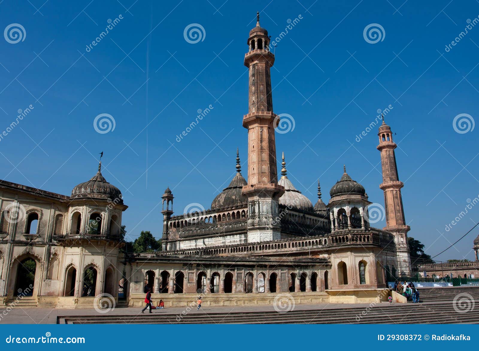 Tourists Walking Around Asfi Mosque Editorial Photography - Image of ...