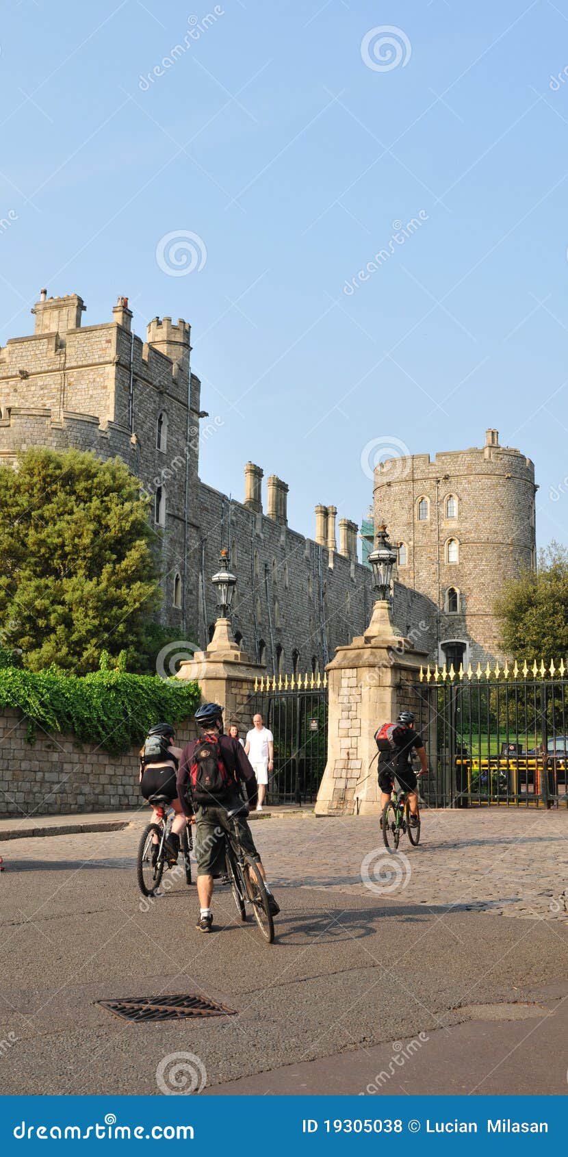 Tourists at Windsor Castle editorial stock photo. Image of historic ...