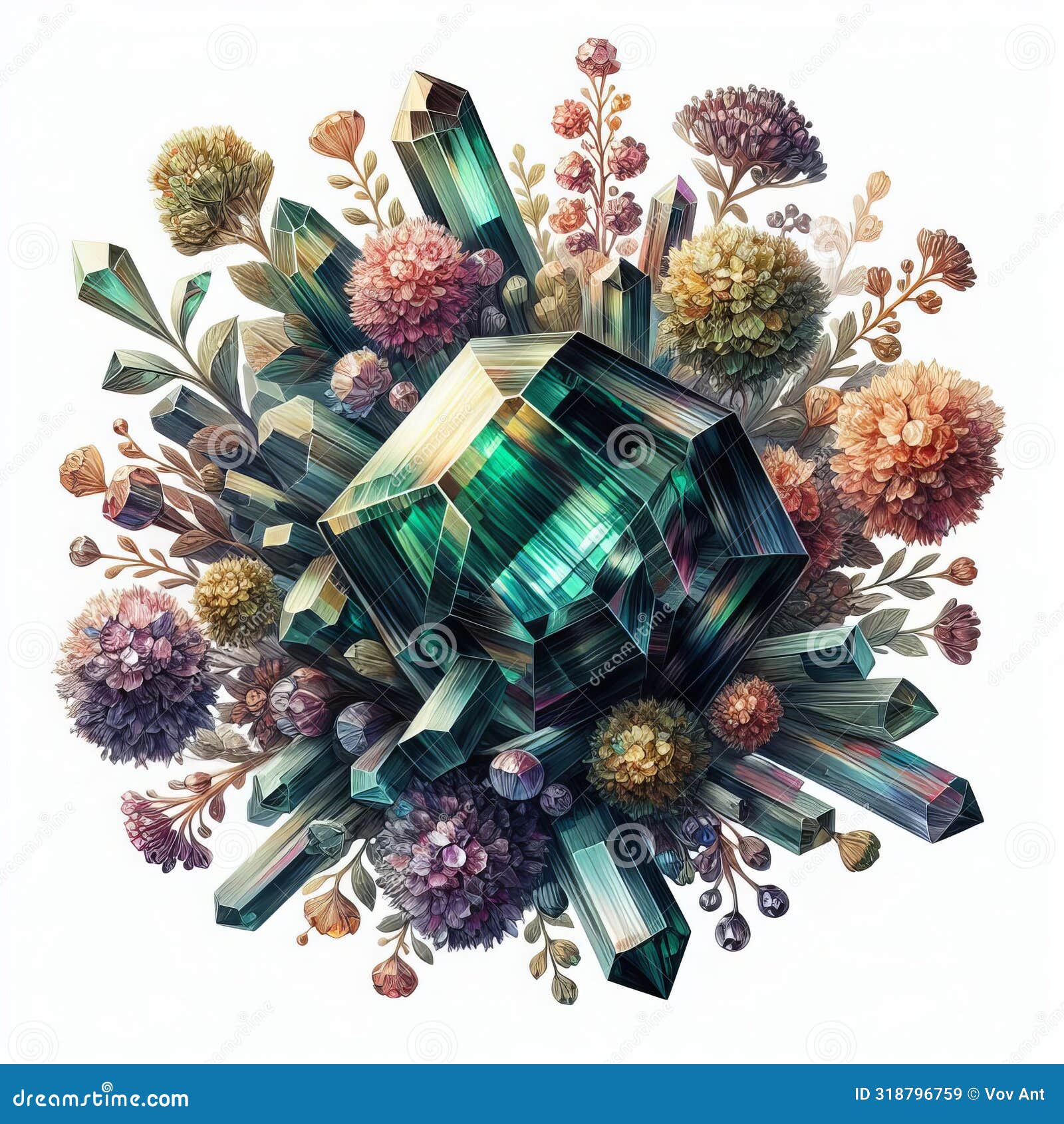 Tourmaline a Group of Minerals with Complex Crystal Structure a Stock ...