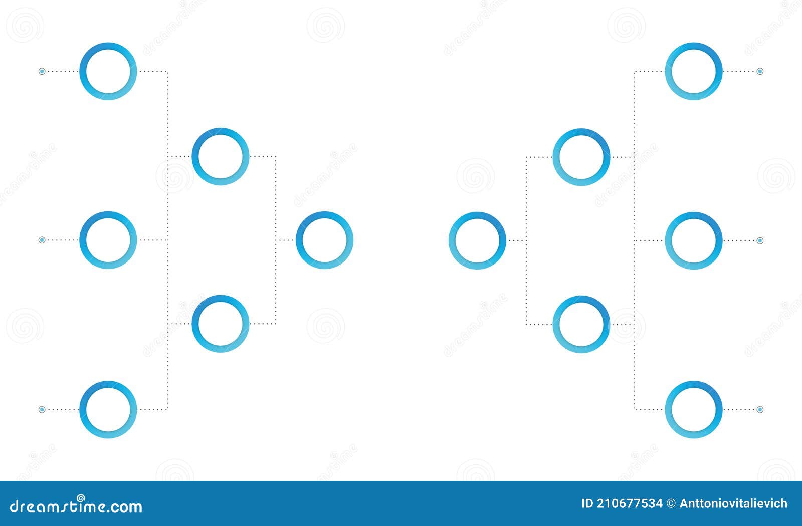 Blank Tournament Bracket Template For World Cup Competitions Cartoon ...