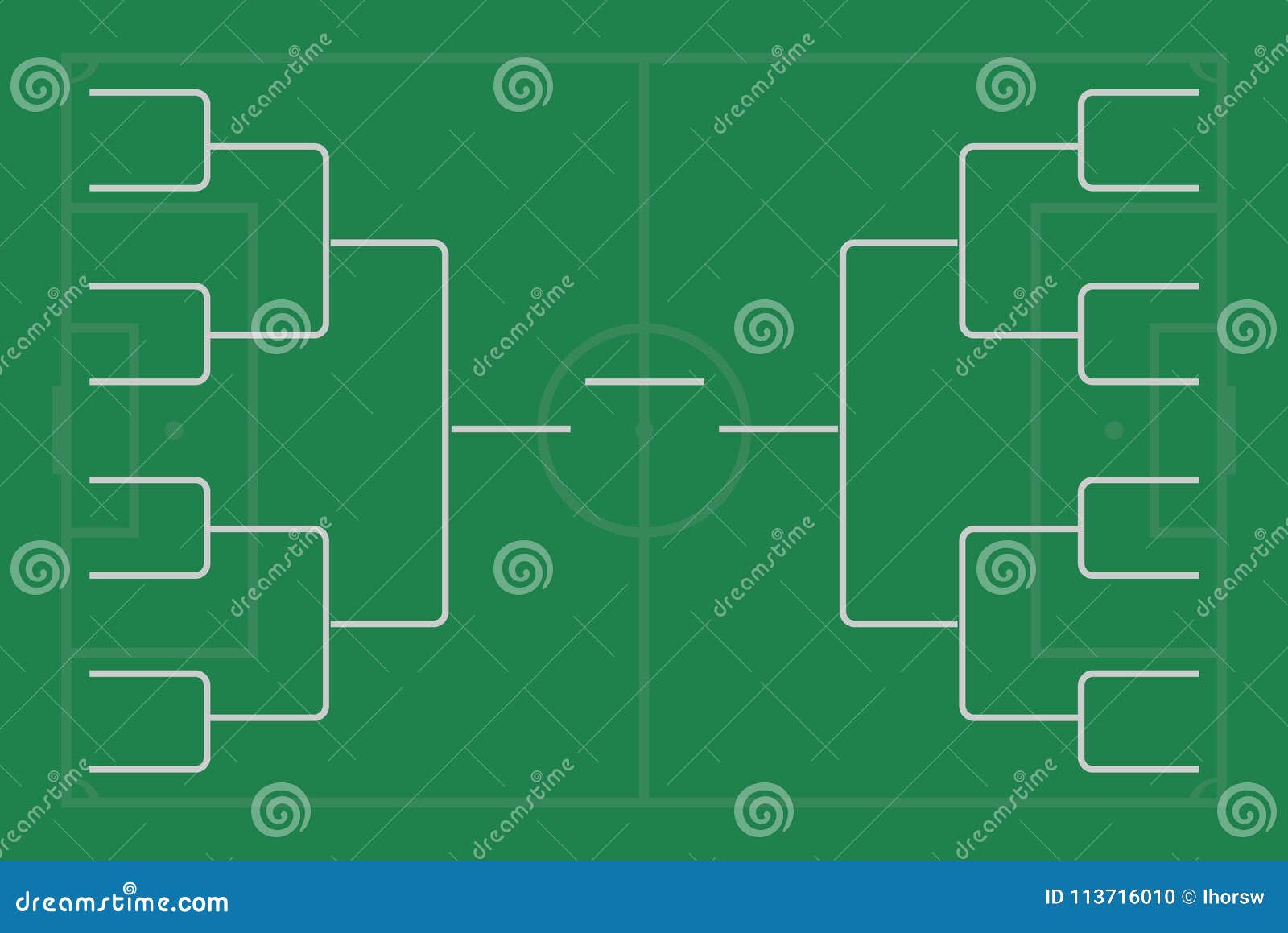 Tournament Bracket Vector. Championship Template Stock Vector ...