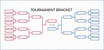 Tournament Bracket stock vector. Illustration of sport - 98708010