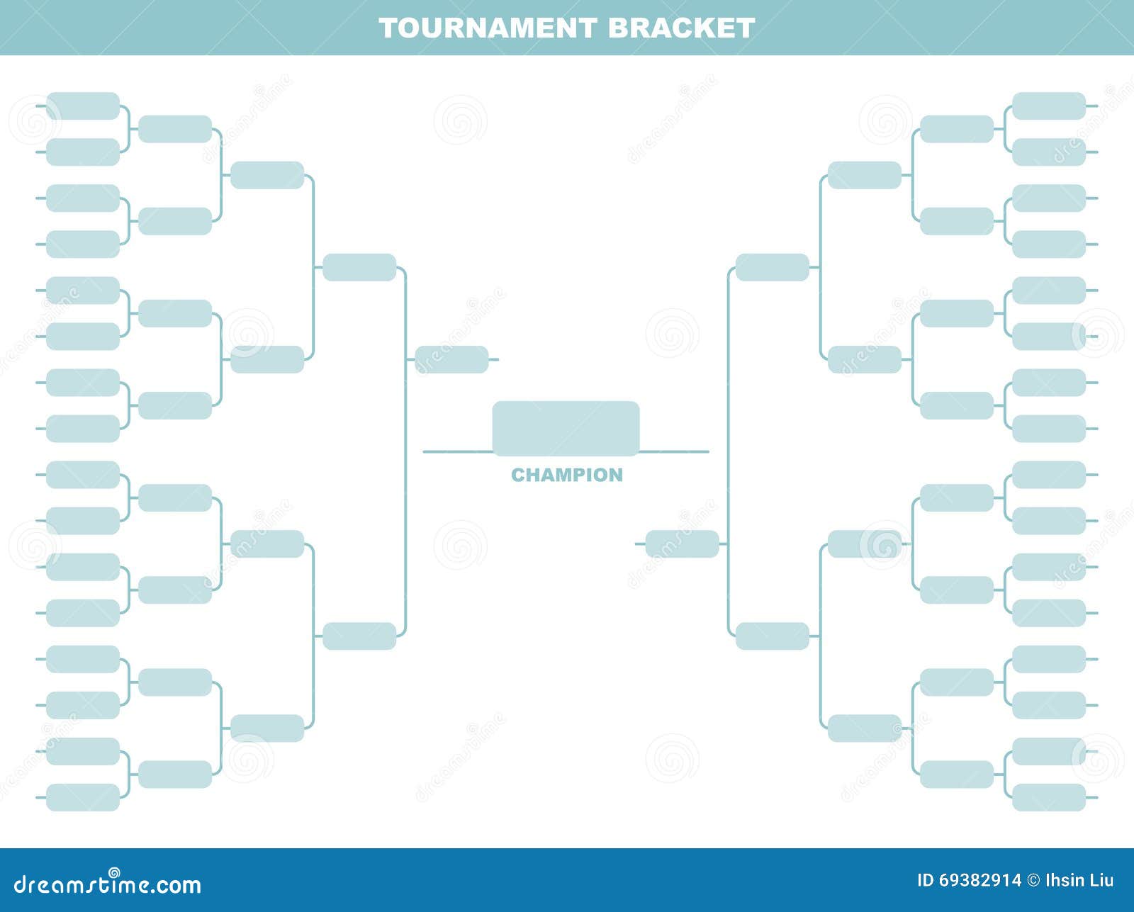 Tournament Bracket. stock illustration. Illustration of madness - 69382914