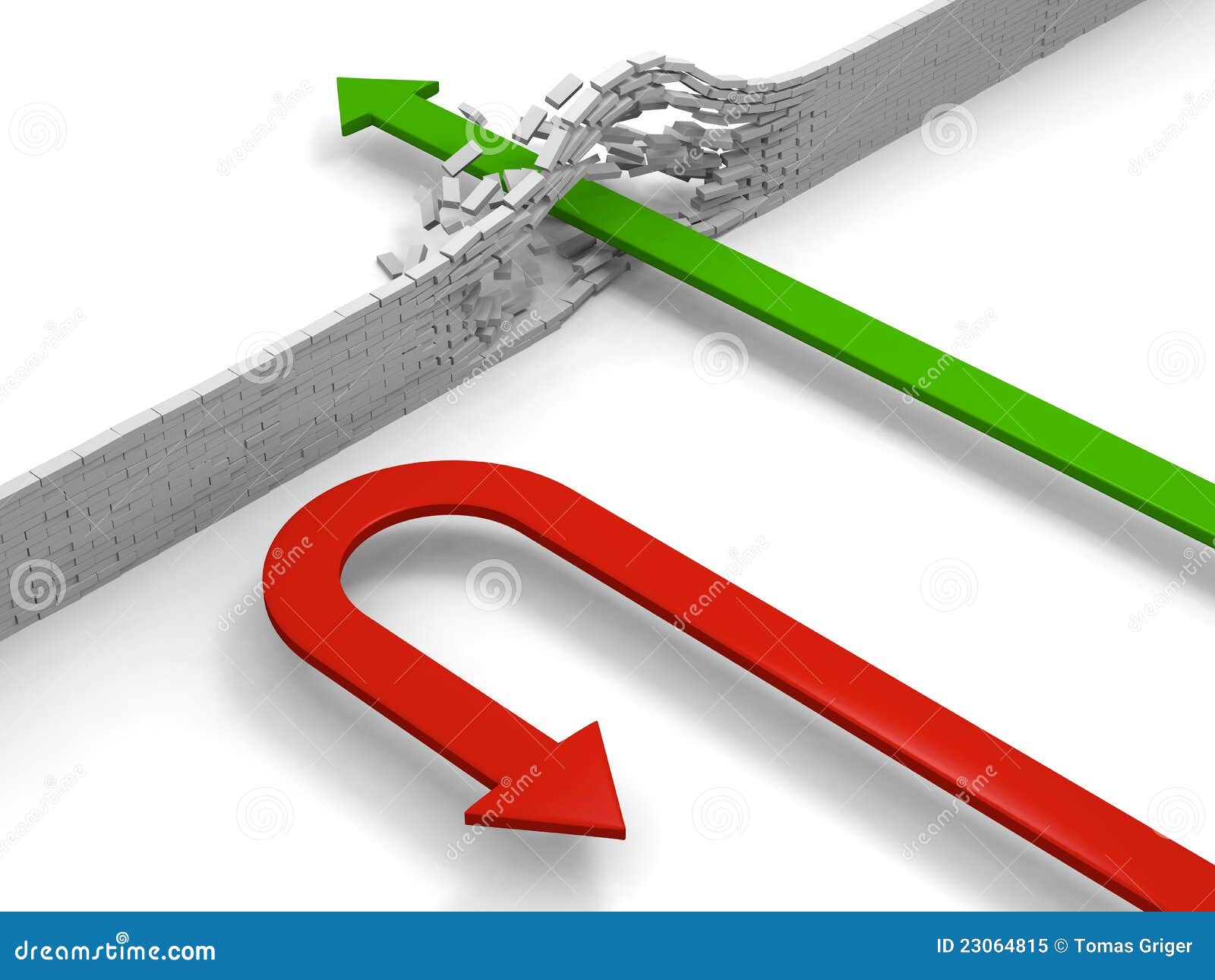 Tournant illustration stock. Illustration du signes, brique - 23064815