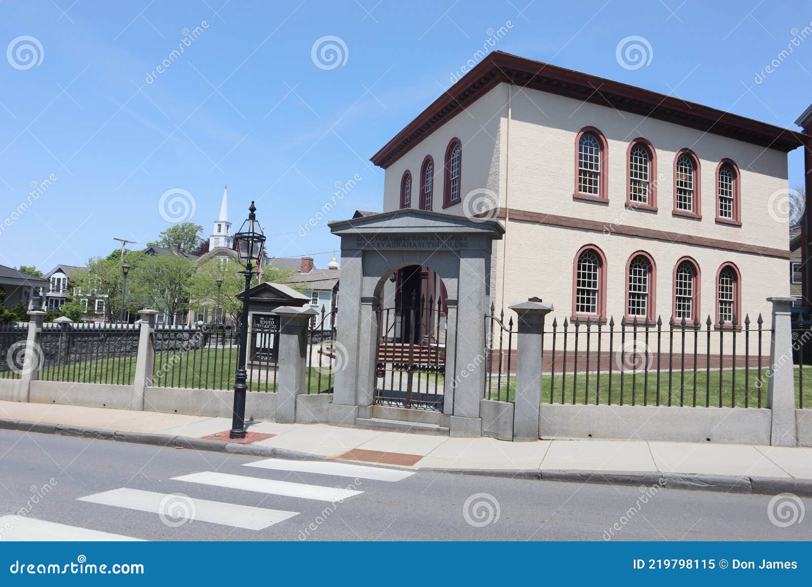 The Touro Synagogue the First in America Stock Image - Image of ...