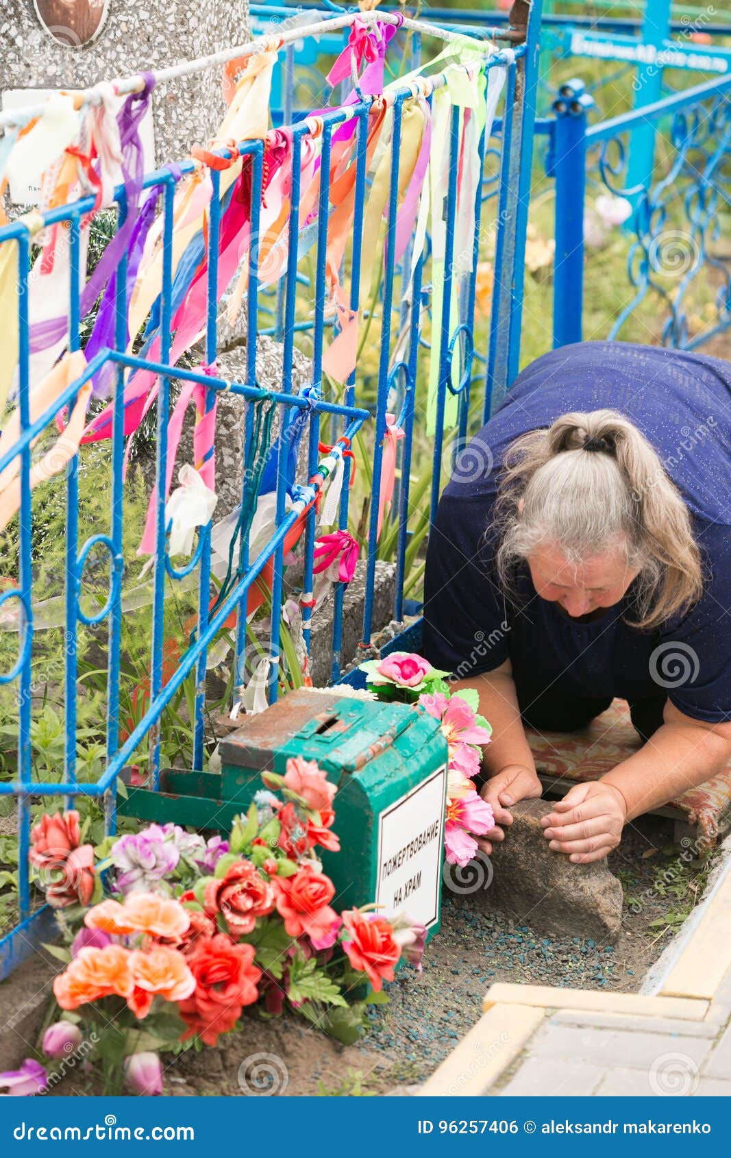 TOURS, BELARUS - JULY 15, 2017: a Place of Pilgrimage. Growing Stone ...