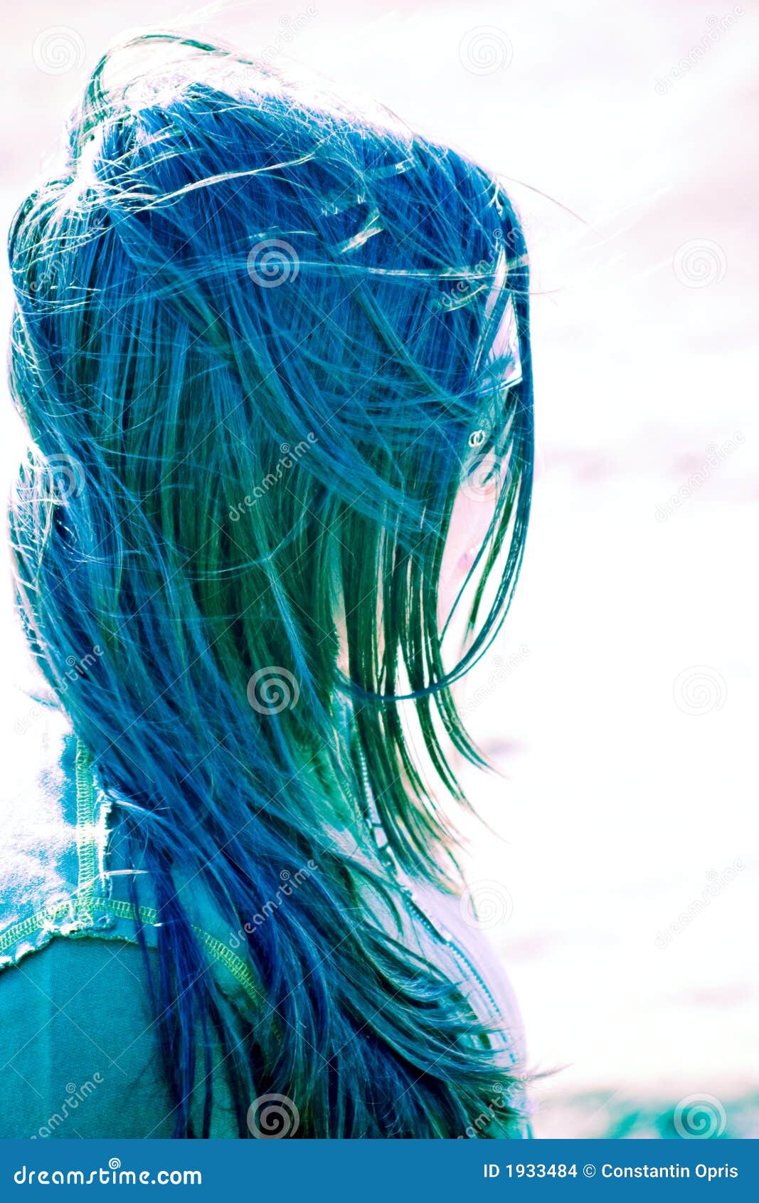 Tousled hair. stock photo. Image of hairdo, hairstyle - 1933484