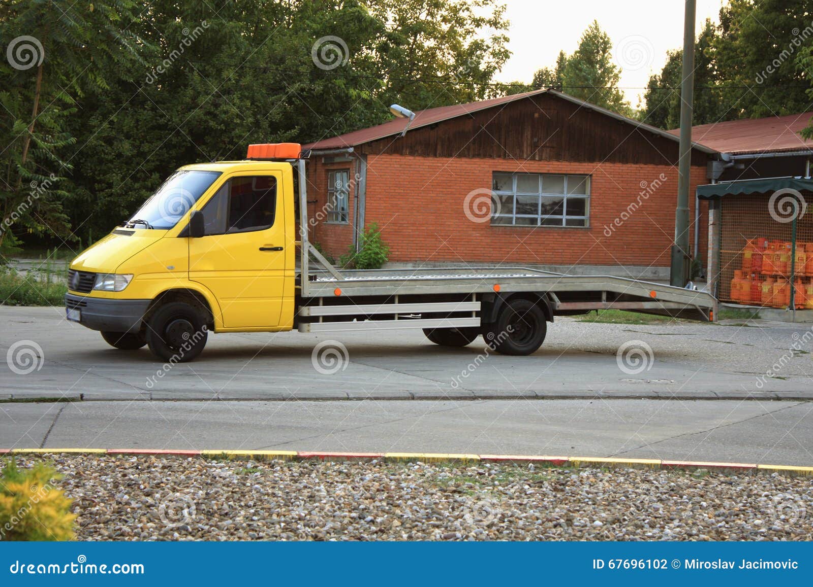 Tow truck ready for towing stock photo. Image of equipment - 67696102