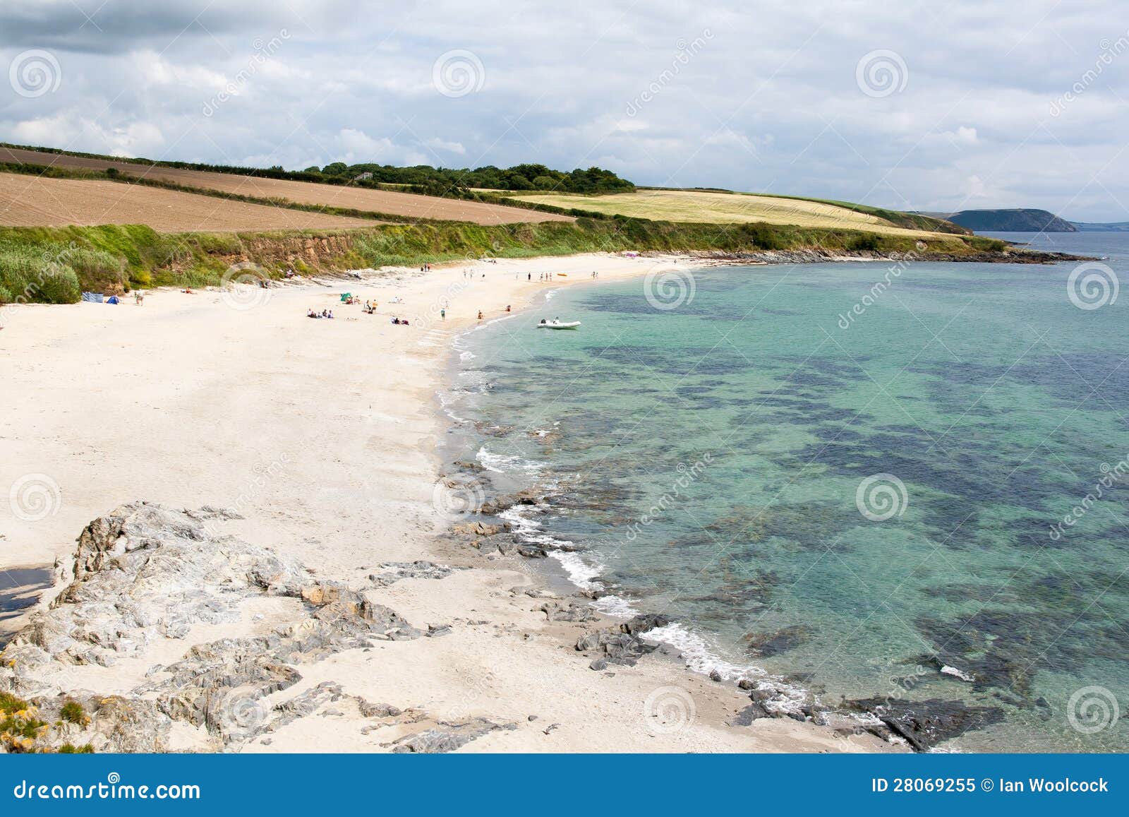 Towan Beach stock image. Image of coastal, scenery, coastline - 28069255