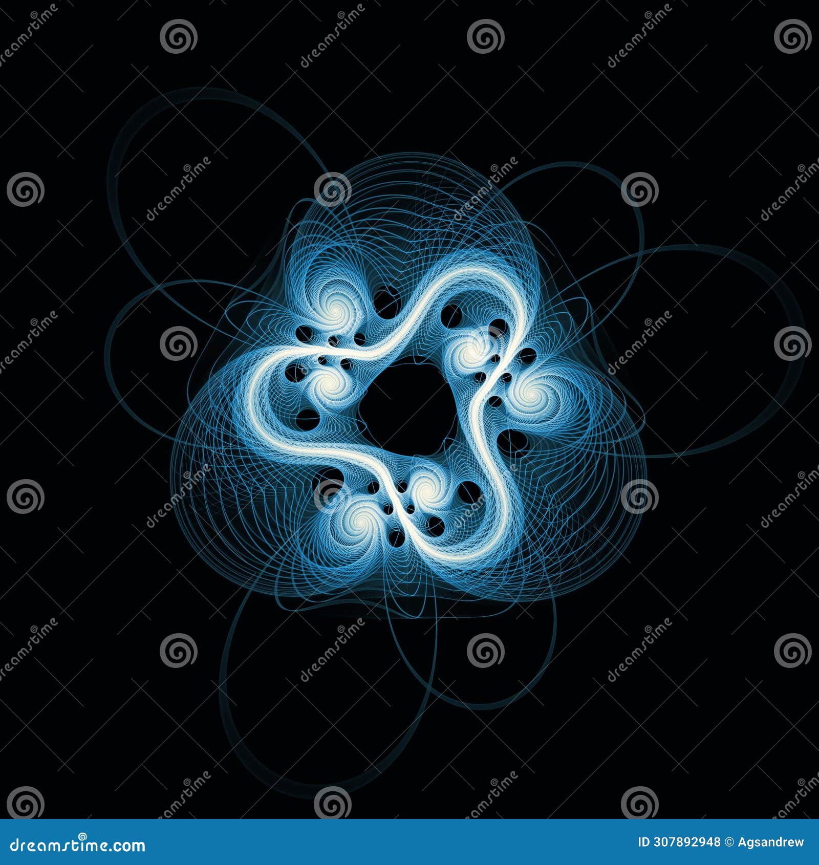 Toward Digital Flux stock illustration. Illustration of amplitude ...