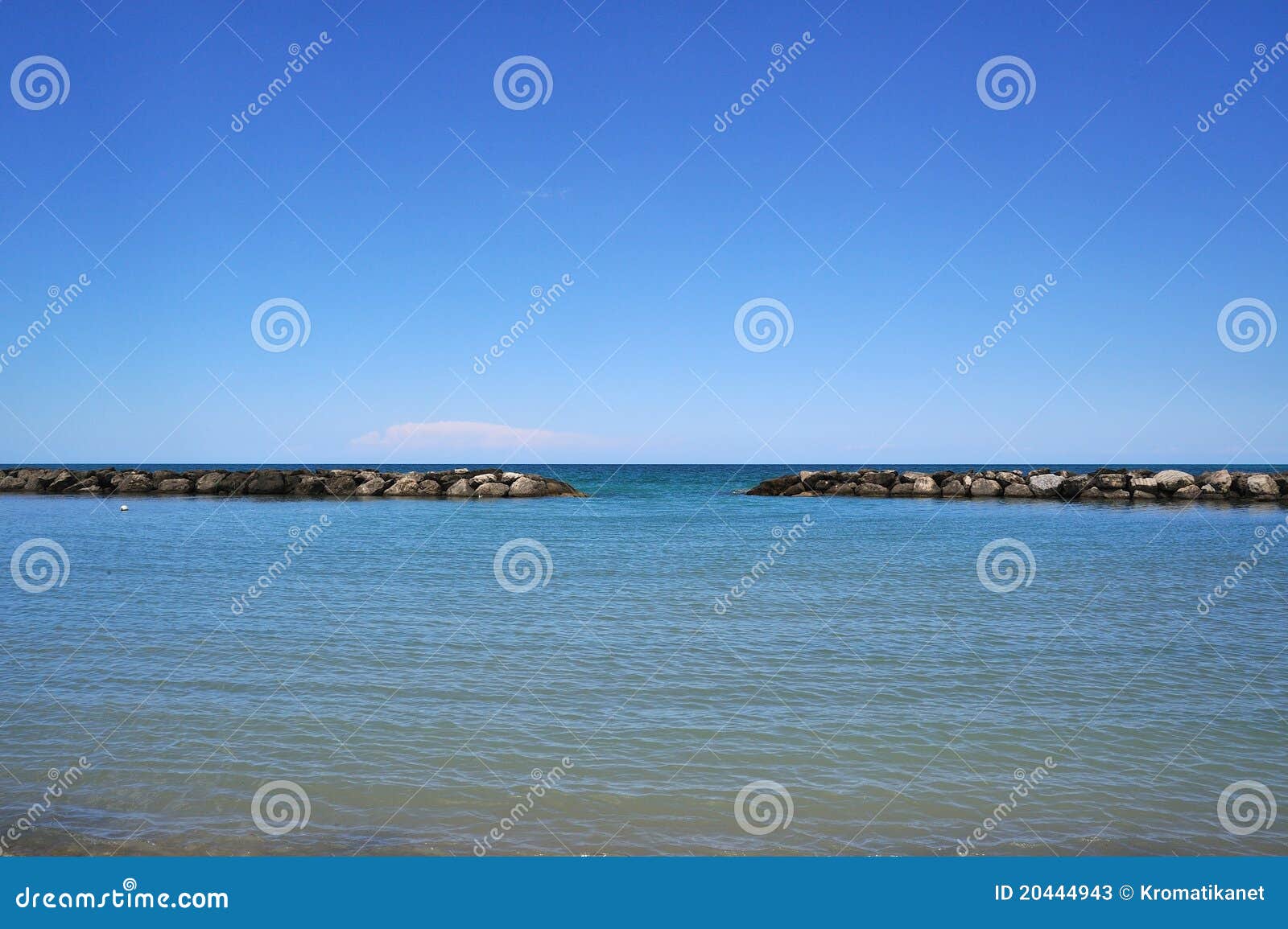 Towards the Open Sea and Freedom Stock Image - Image of opening, large ...