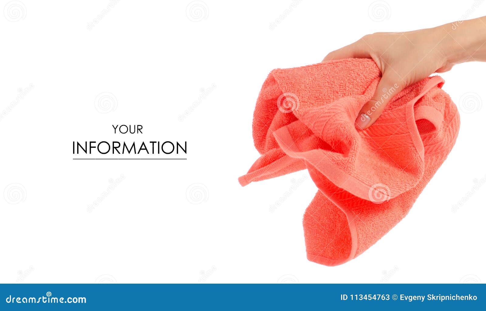 Towel in hand wipe pattern stock image. Image of hygiene - 113454763