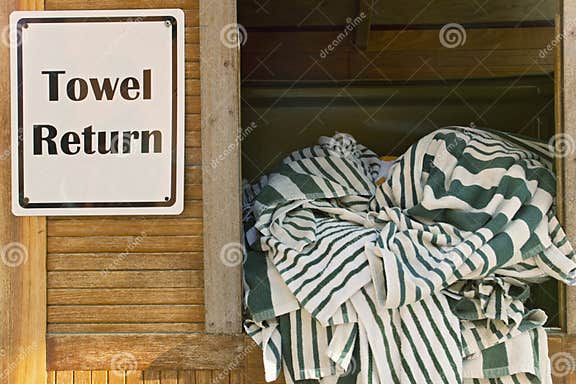 Towel return stock image. Image of wash, used, gross - 29271315