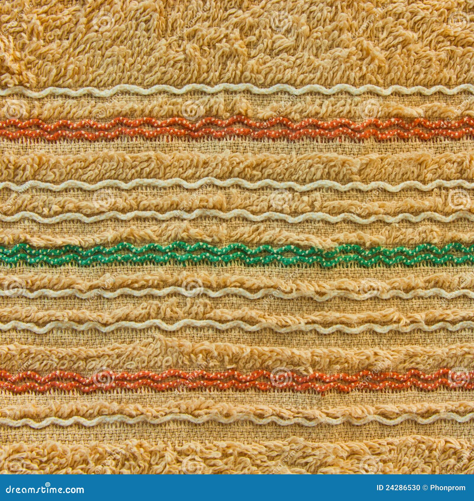 Towel Texture with Colorful Line Stock Photo - Image of tender, cloth ...