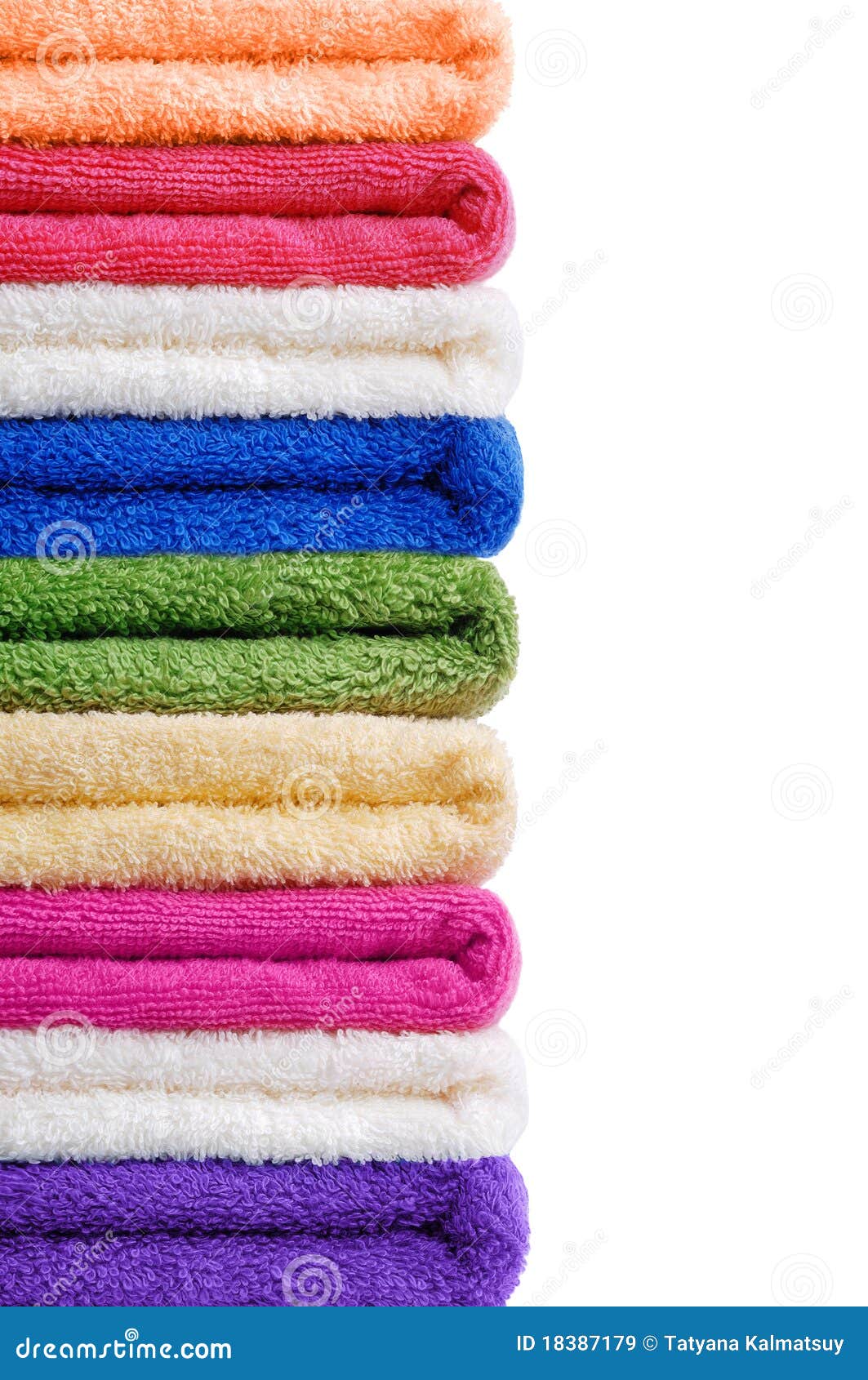 Towels background stock image. Image of green, studio - 18387179