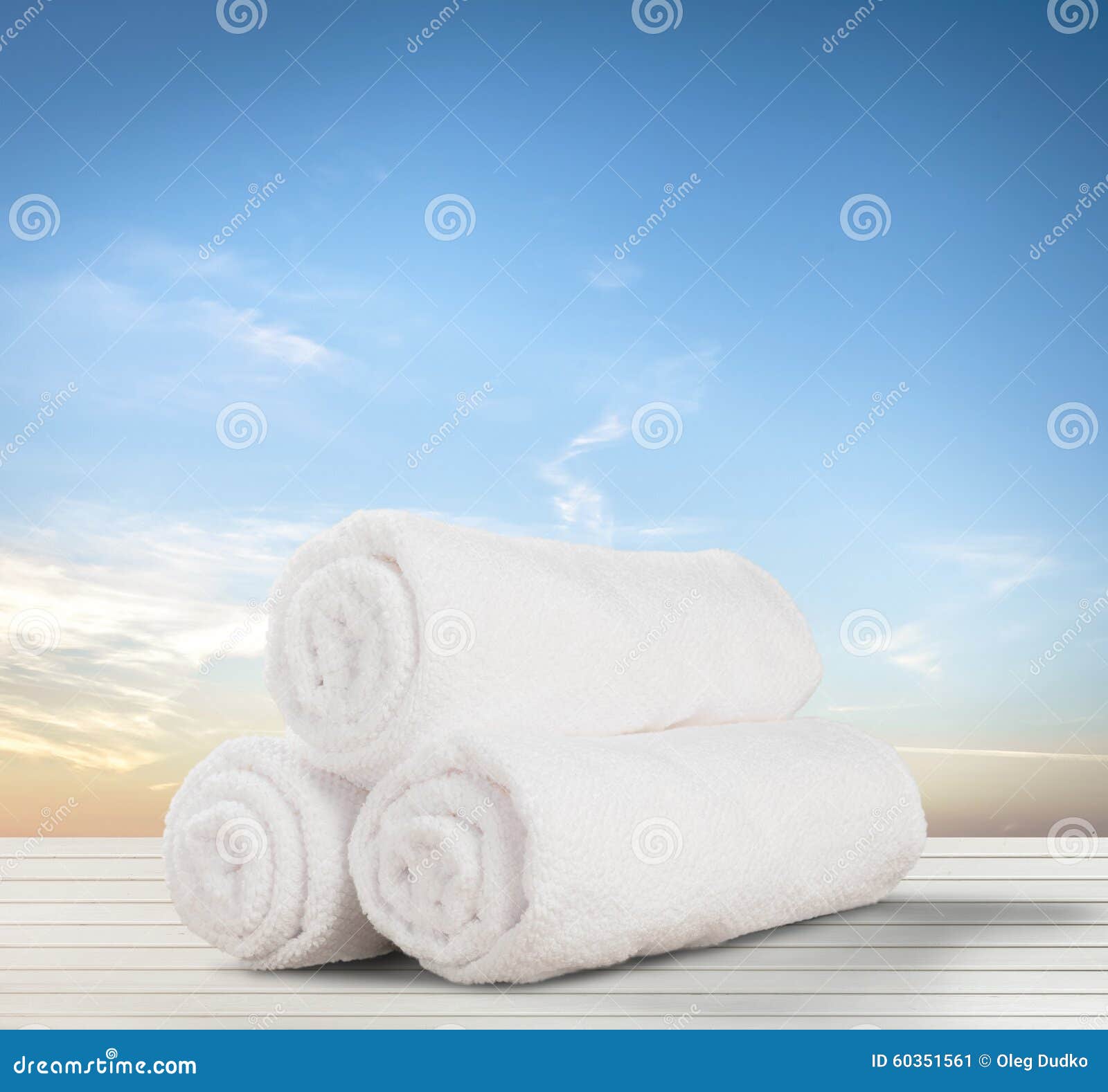 Towels stock image. Image of blue, domestic, textile - 60351561