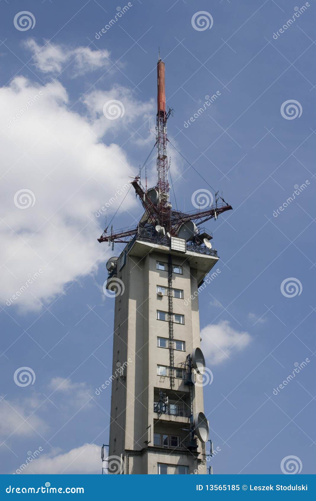 Tower stock image. Image of radio, receiver, transmitter - 13565185