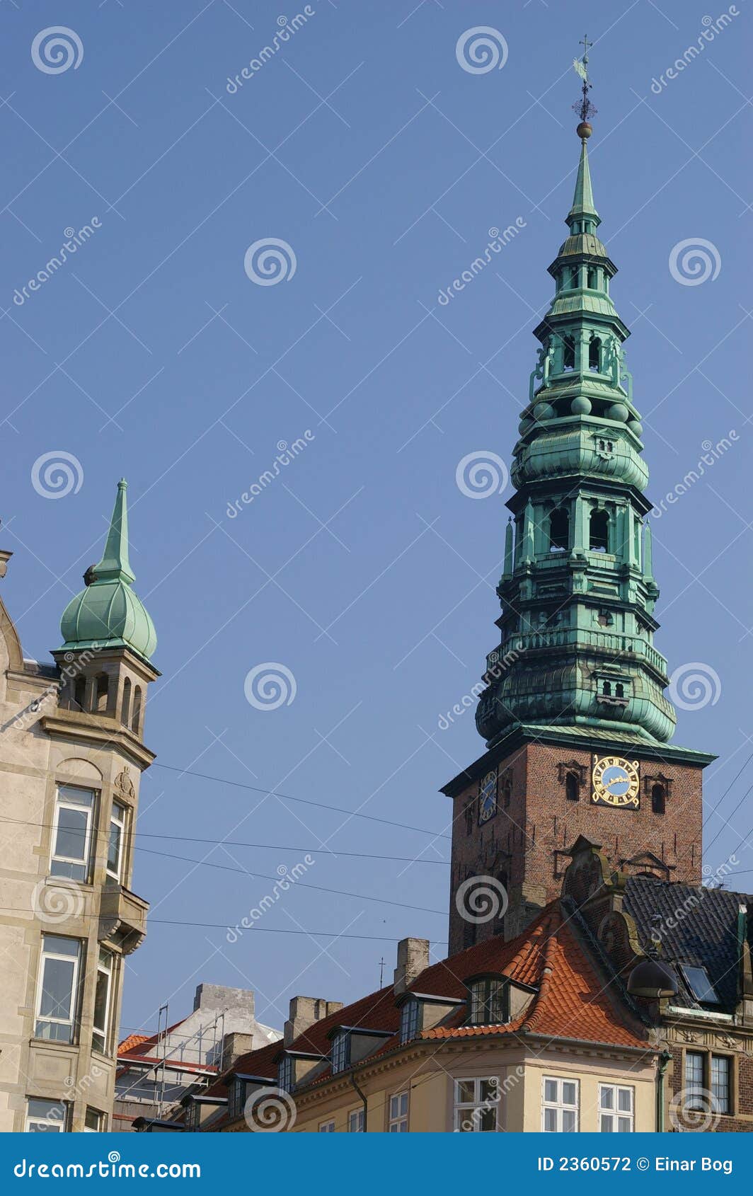 Tower stock photo. Image of city, copenhagen, clock, europe - 2360572